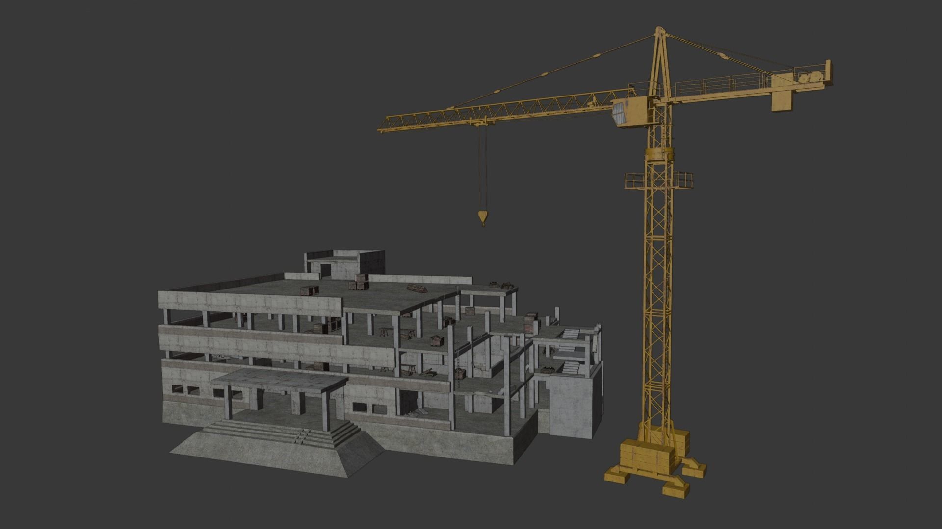 3D model Construction Props 3D Model VR / AR / low-poly | CGTrader