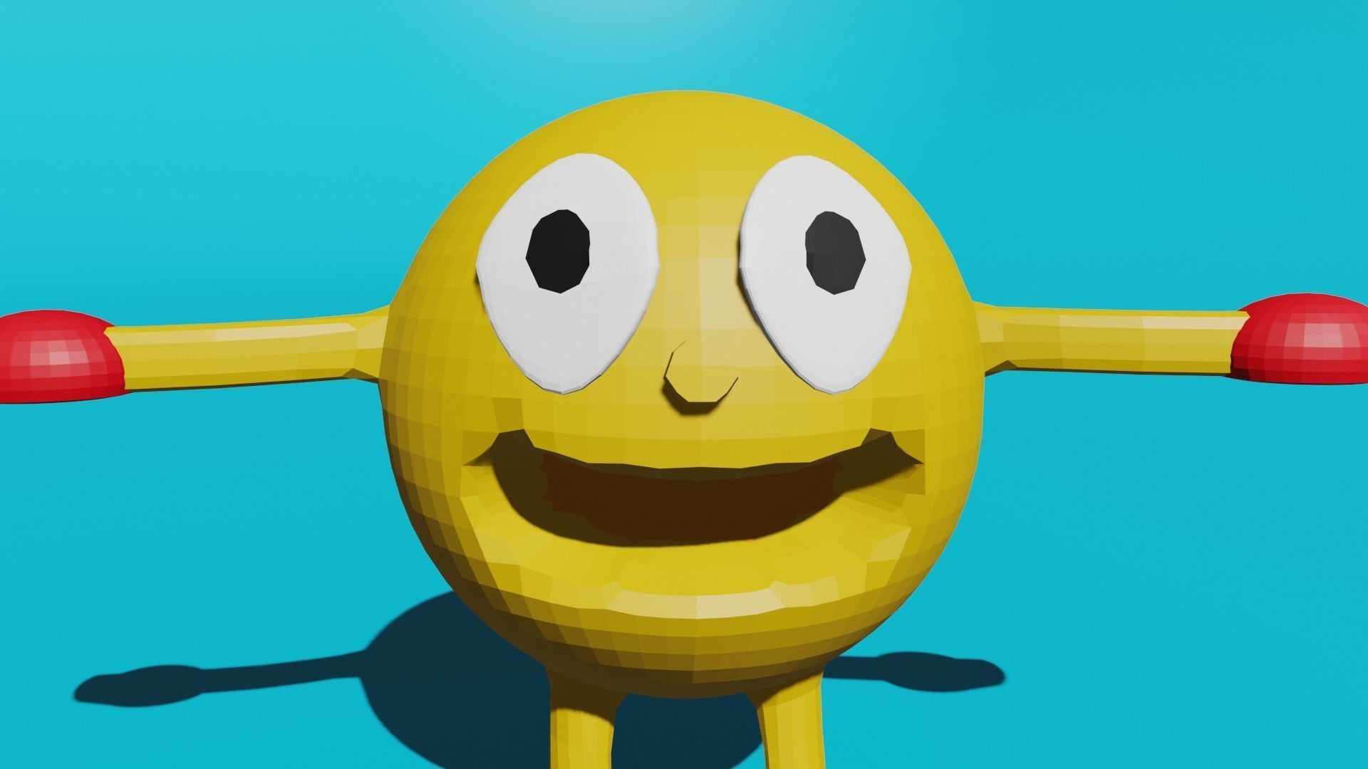 3D model PacMan perdole VR / AR / low-poly | CGTrader