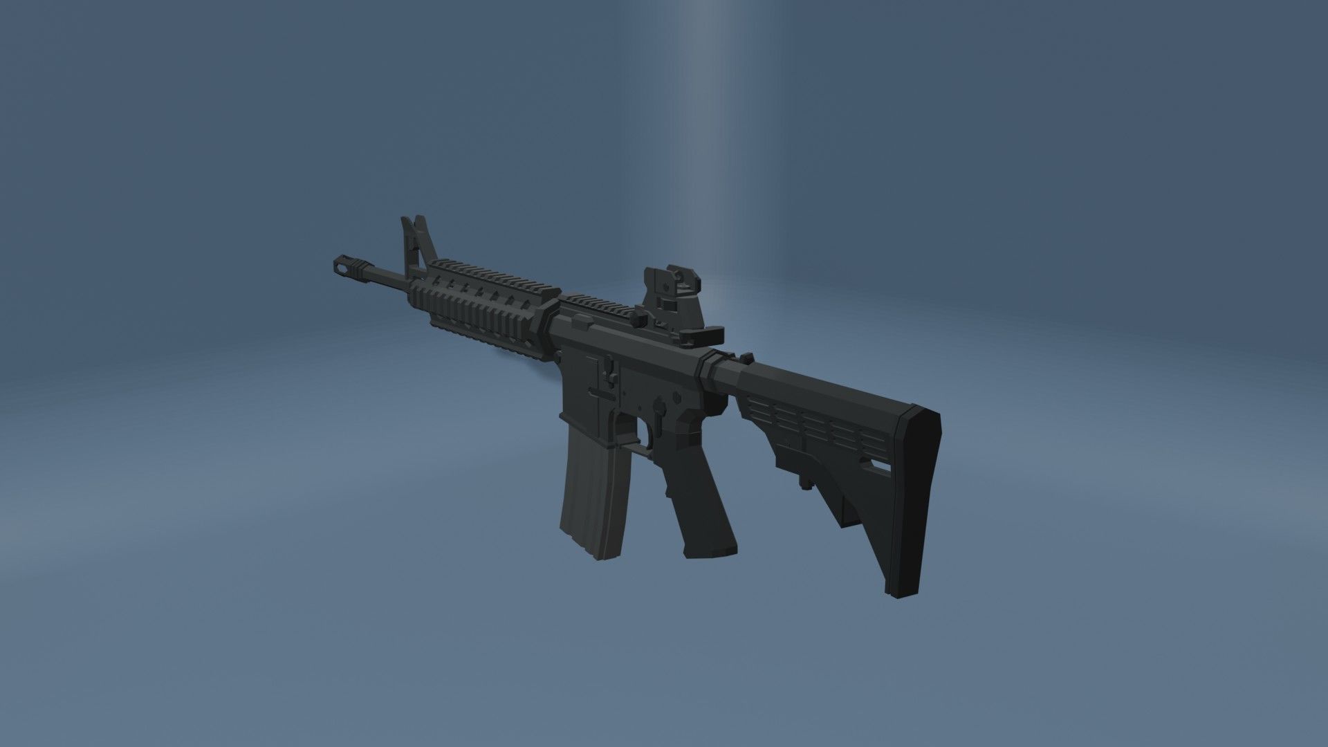 LOW POLY M4A1 free VR / AR / low-poly 3D model animated rigged | CGTrader