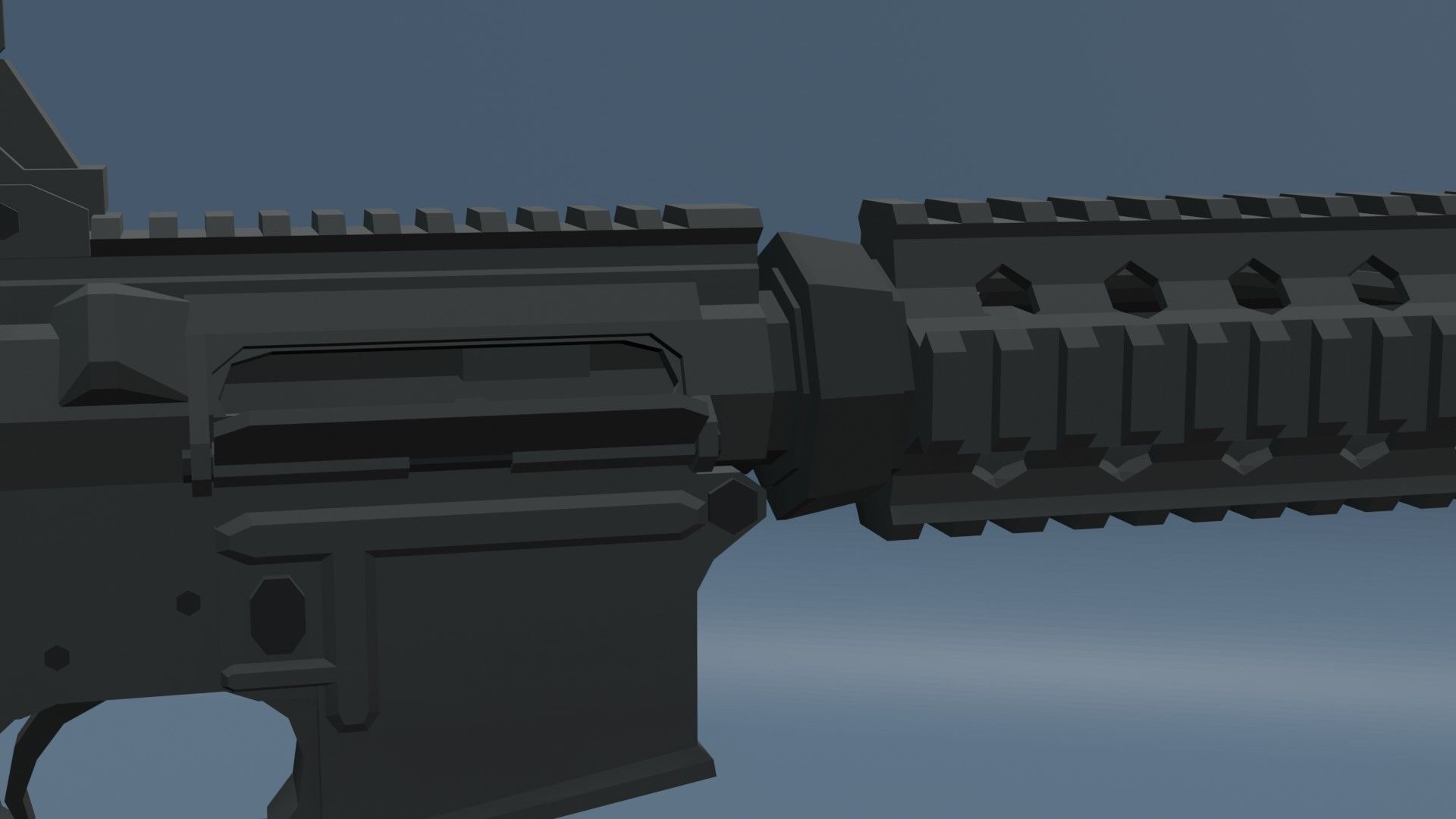 LOW POLY M4A1 free VR / AR / low-poly 3D model animated rigged | CGTrader