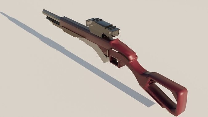 sort gun free 3D model | CGTrader
