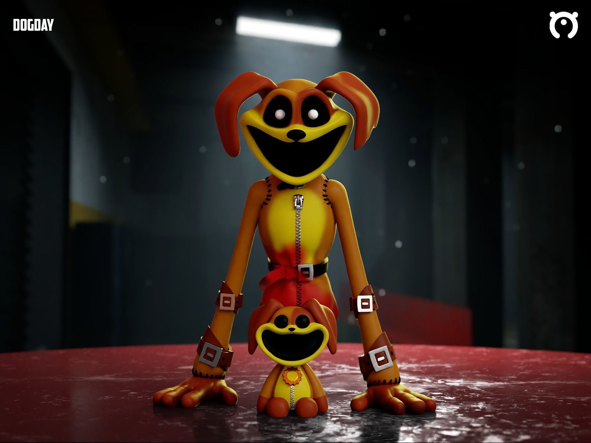 Dogday - Smiling Critters 3D model 3D printable | CGTrader