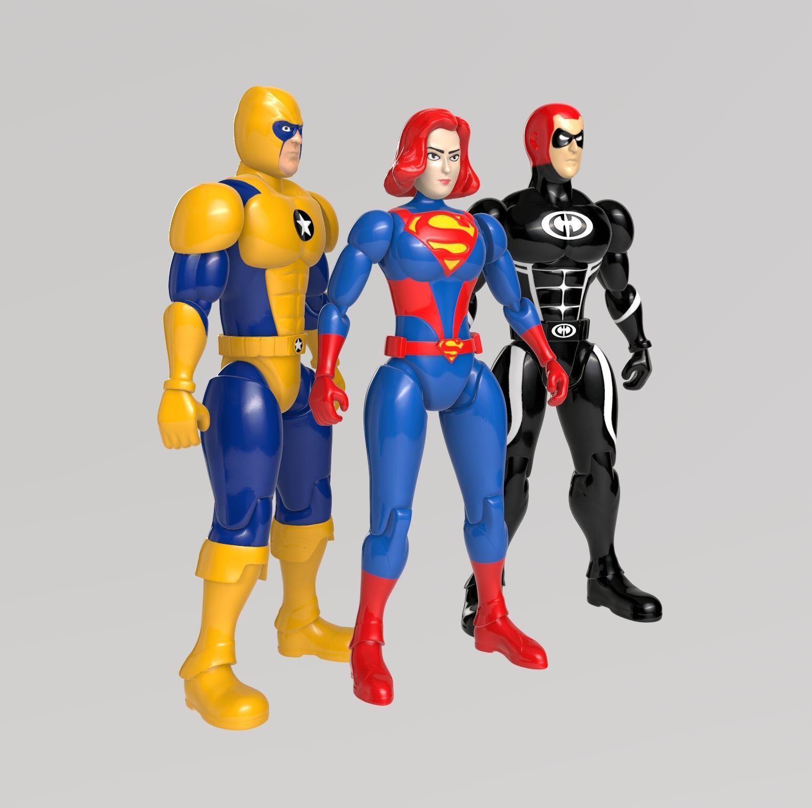 Action Figure Set free VR / AR / low-poly 3D model | CGTrader