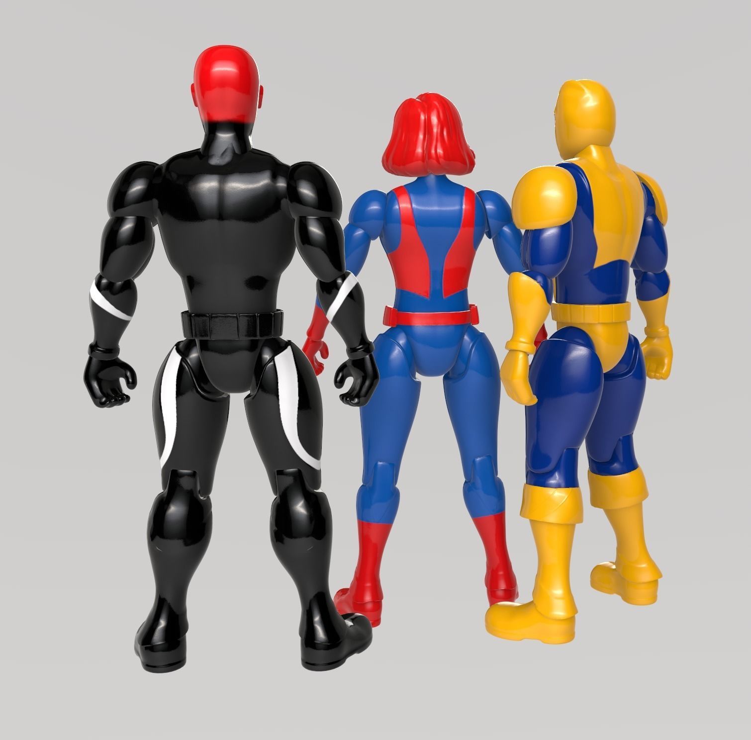 Action Figure Set free VR / AR / low-poly 3D model | CGTrader