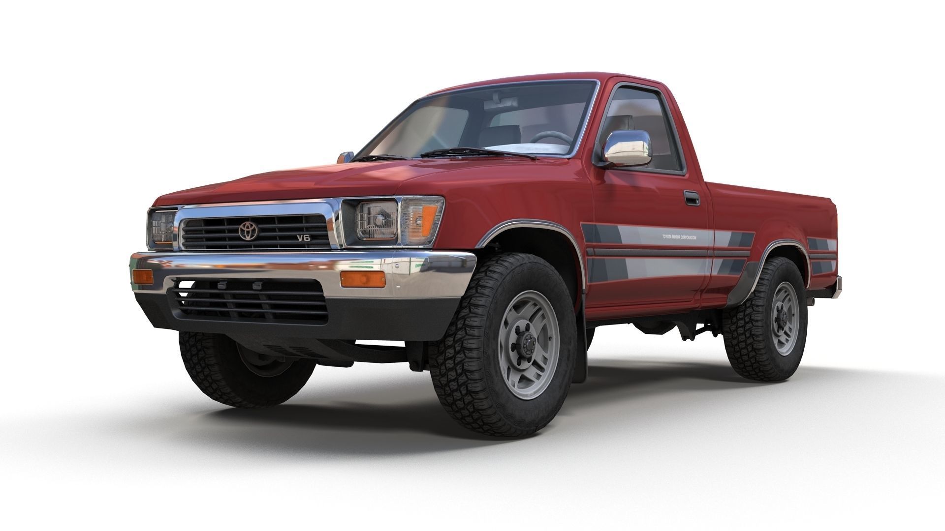 3D model Toyota Hilux pickup VR / AR / low-poly | CGTrader