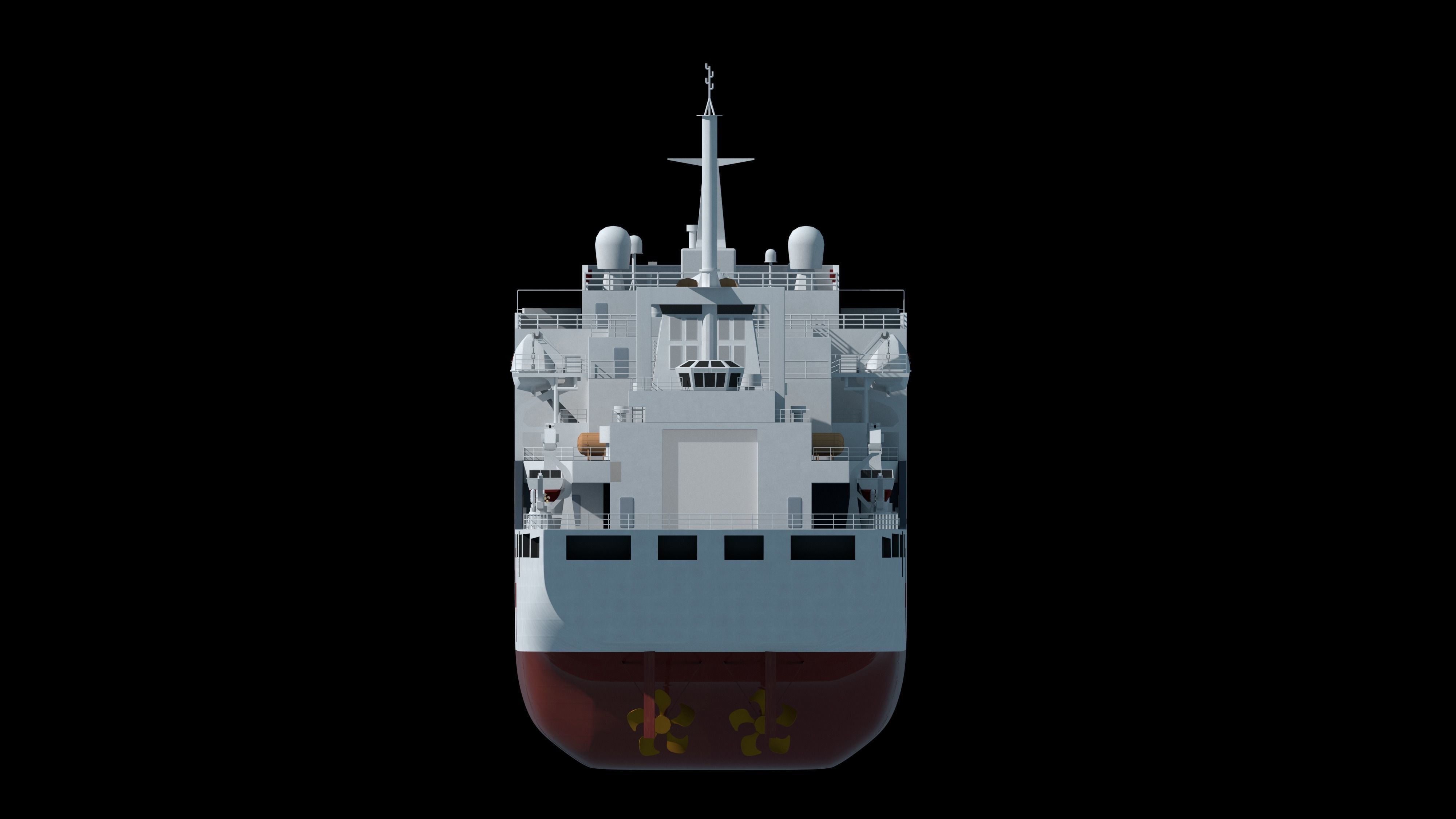 The Chinese Peace Ark hospital ship 3D model 3D model | CGTrader