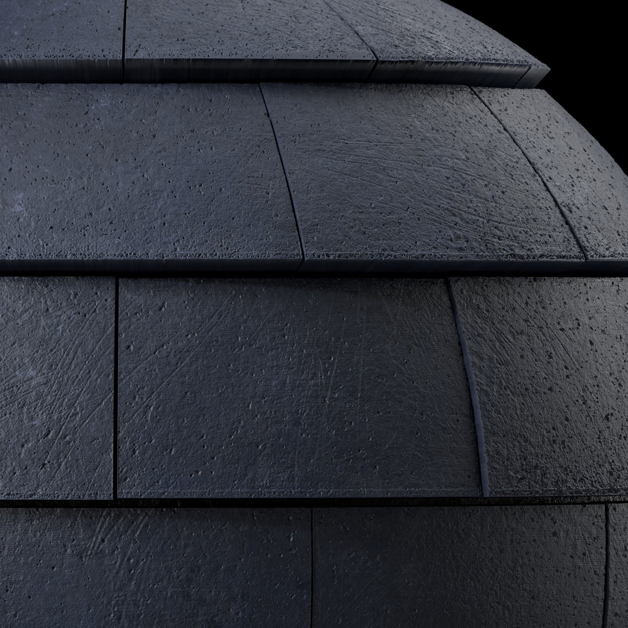 Texture Roof Tile Materials 102- Concrete Roofing - Sbsar Seamless Pbr ...