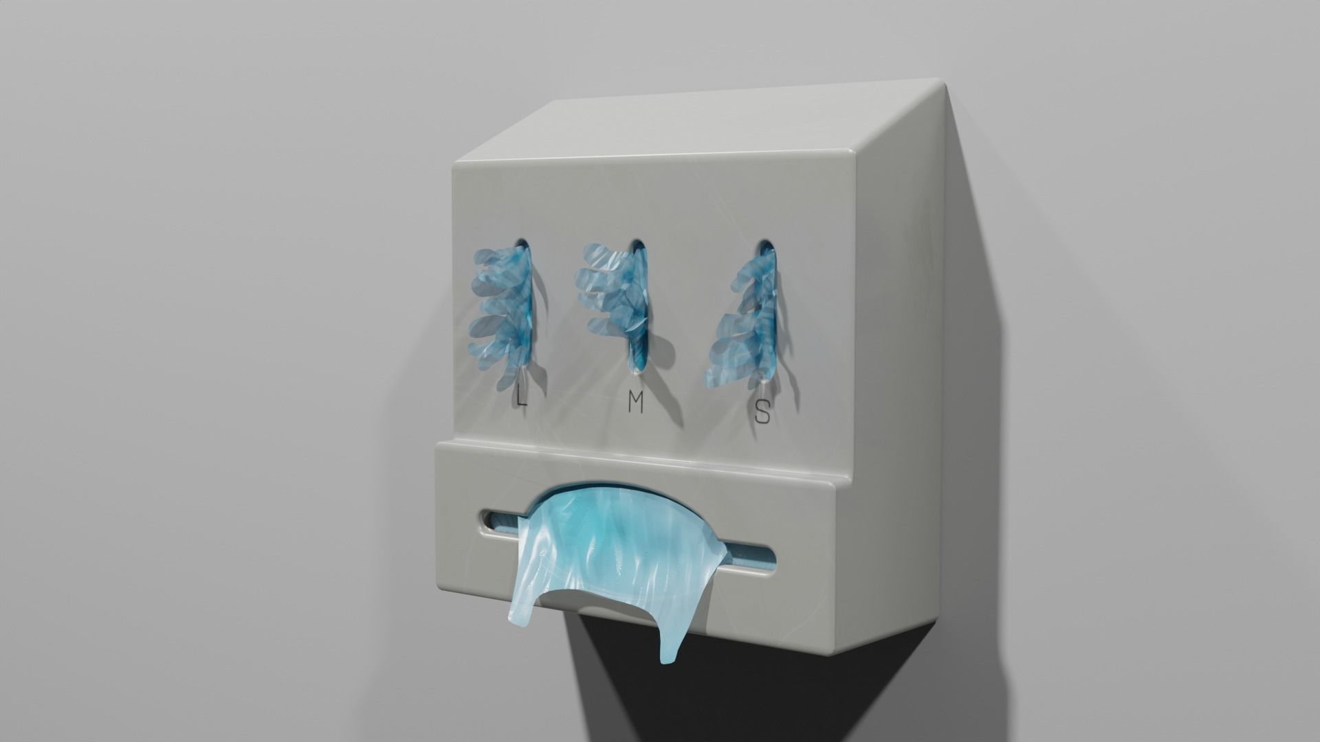 3D model Glove and Apron Dispenser VR / AR / low-poly | CGTrader