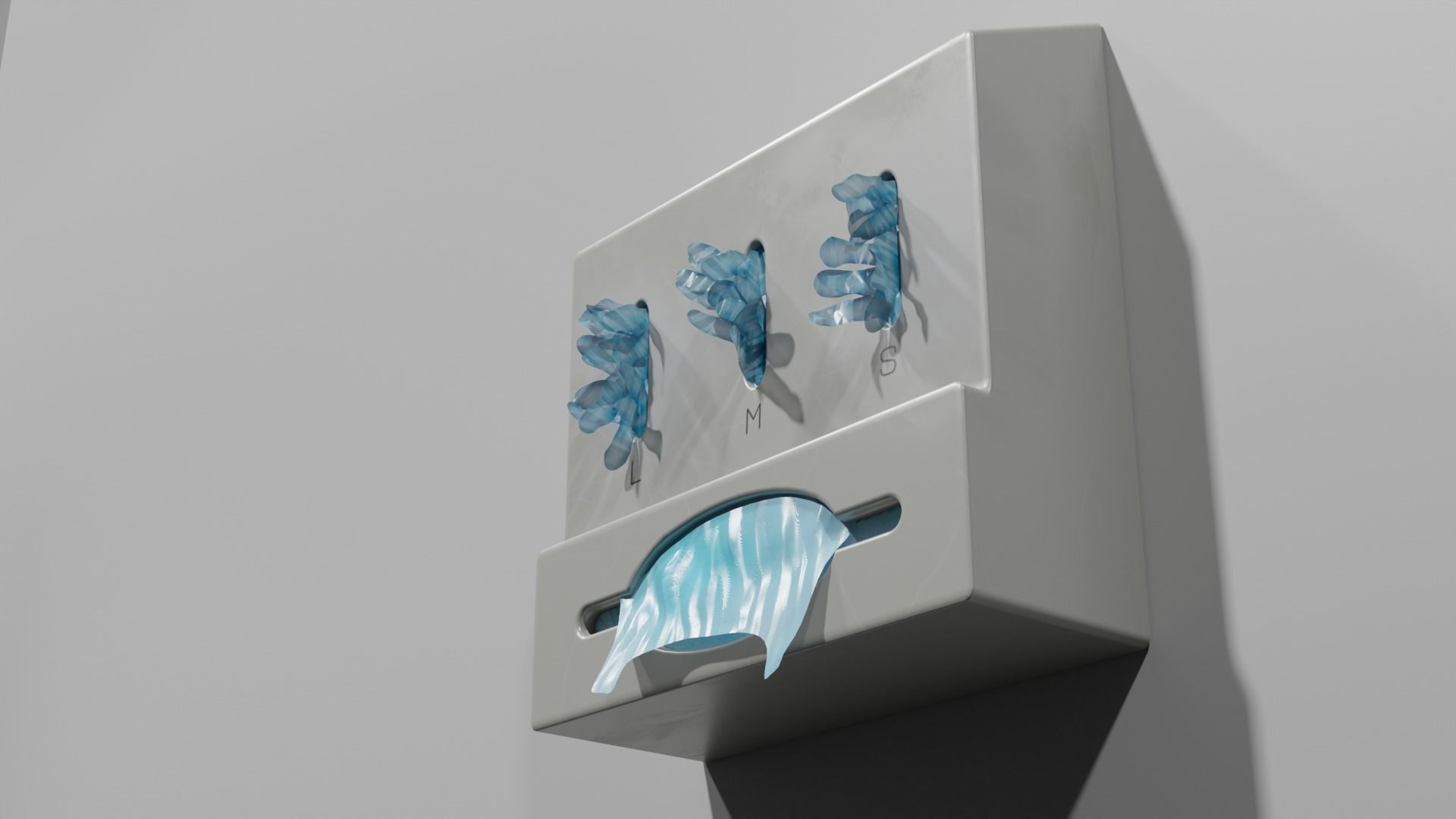 3D model Glove and Apron Dispenser VR / AR / low-poly | CGTrader