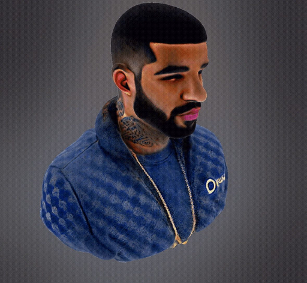 Drake model 3D model 3D printable | CGTrader