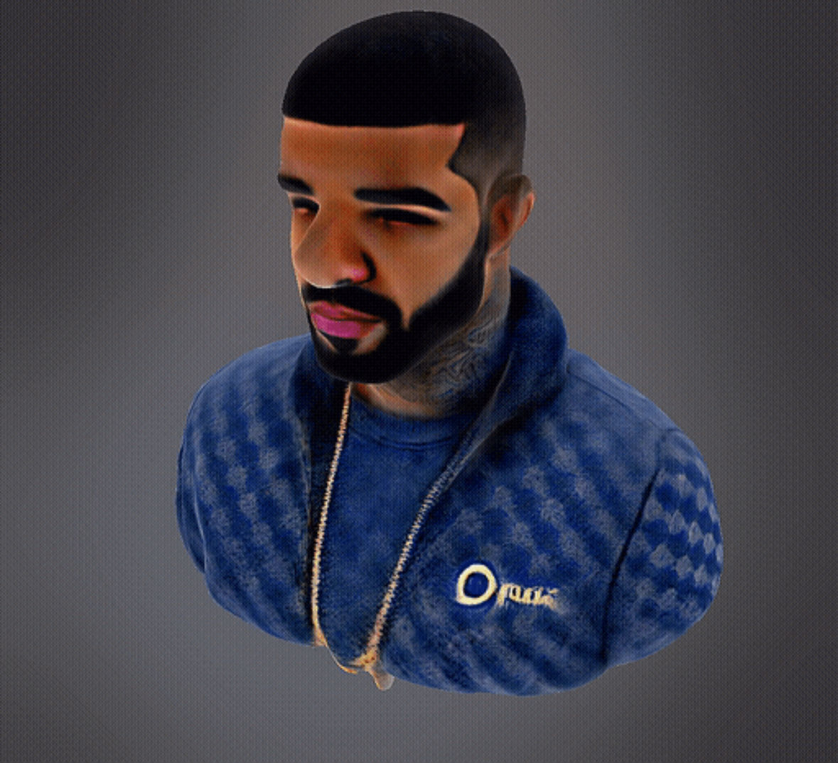 Drake model 3D model 3D printable | CGTrader