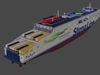 3D model StenaLine Ro-Ro Passenger Ship 3D model VR / AR / low-poly ...