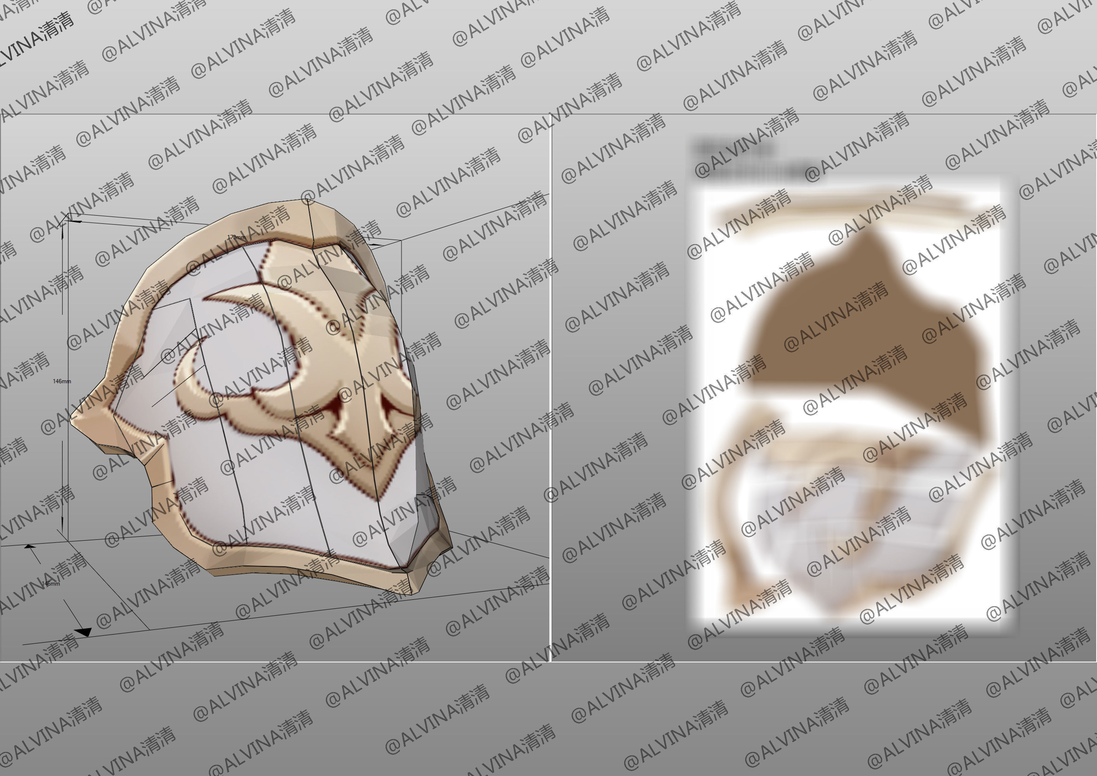 3D model Honkai Star Rail Argenti Armor - DIY Cosplay Pepakura Foam VR ...