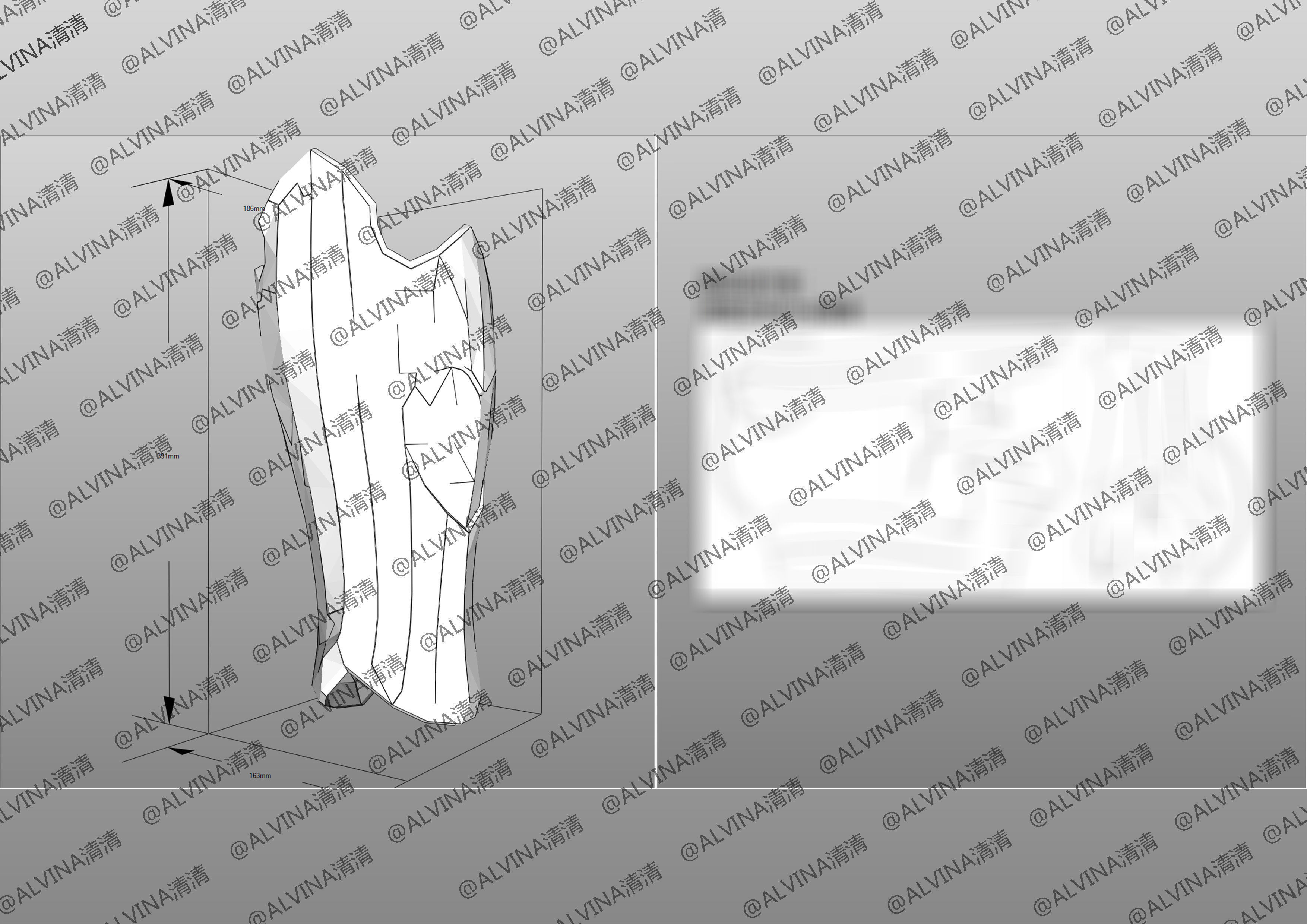 3D model Honkai Star Rail Argenti Armor - DIY Cosplay Pepakura Foam VR ...