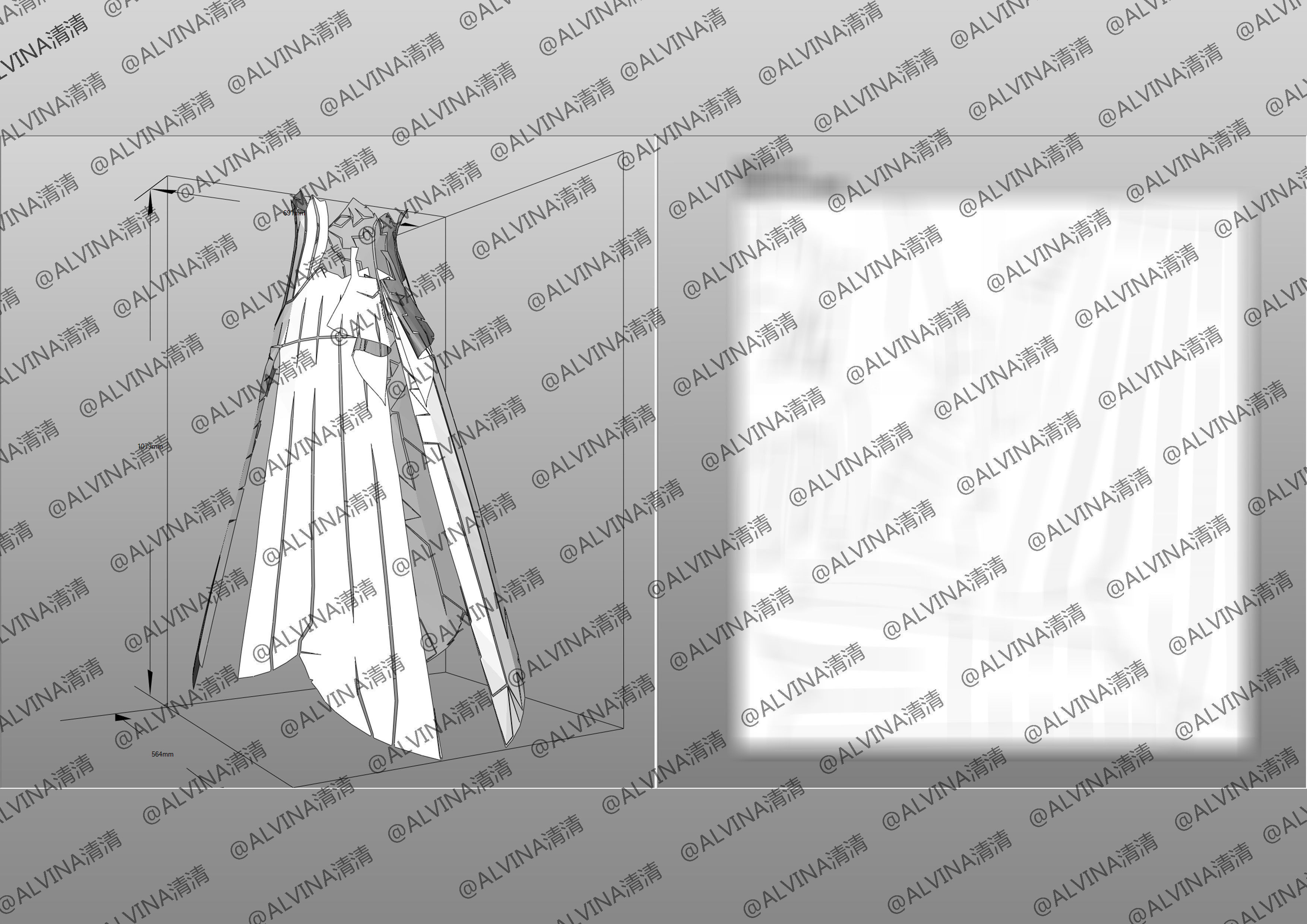 3D model Honkai Star Rail Argenti Armor - DIY Cosplay Pepakura Foam VR ...