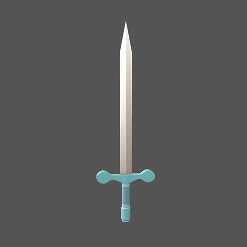 3D model Cartoon Sword v1 004 VR / AR / low-poly | CGTrader
