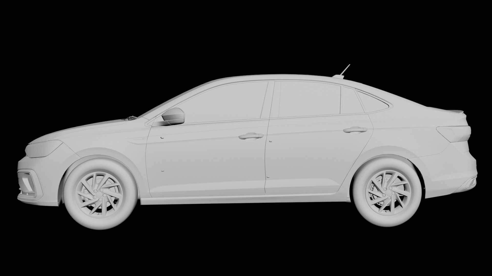 3D model Volkswagen virtus gt VR / AR / low-poly | CGTrader