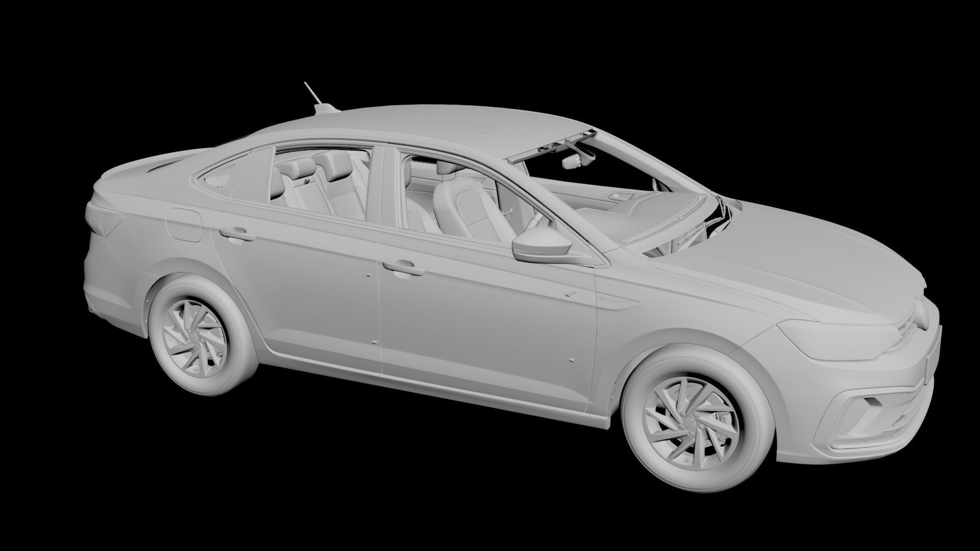 3D model Volkswagen virtus gt VR / AR / low-poly | CGTrader