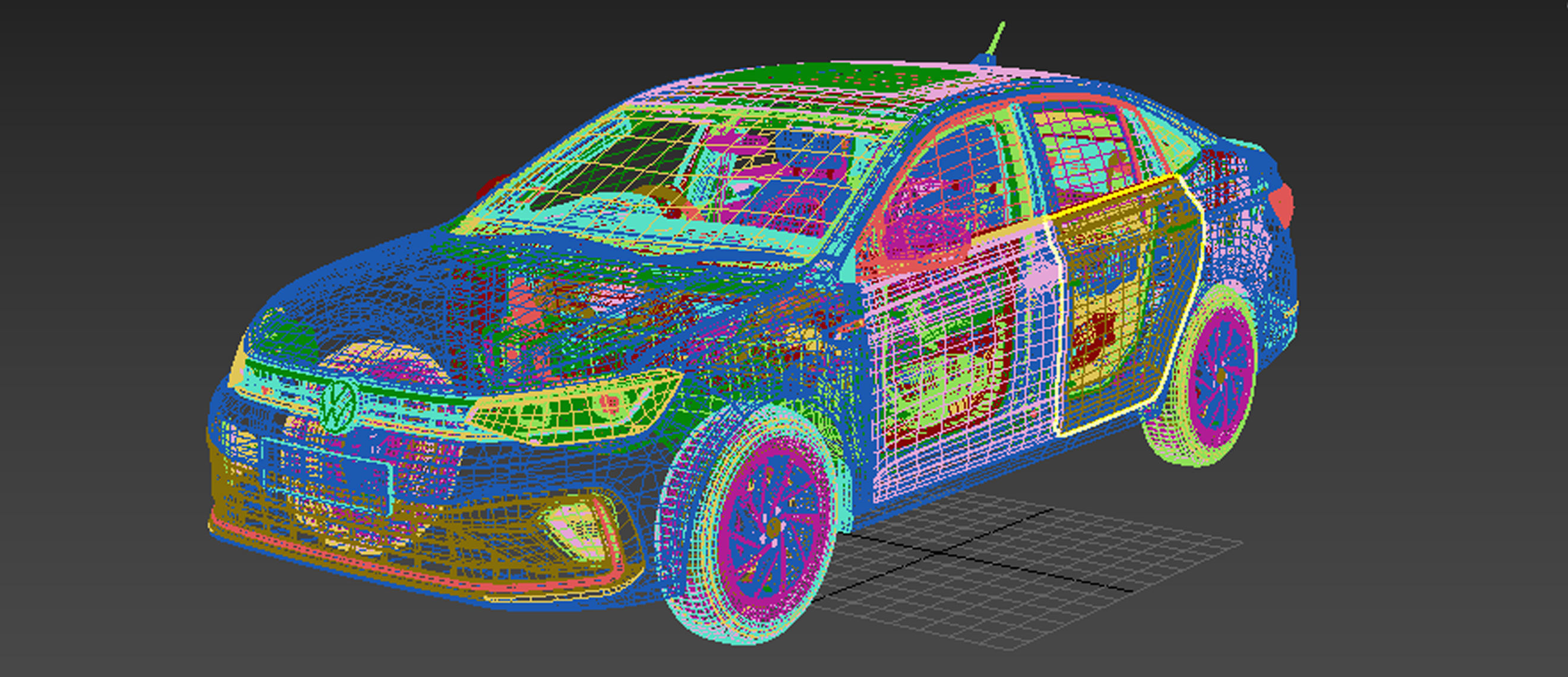 3D model Volkswagen virtus gt VR / AR / low-poly | CGTrader
