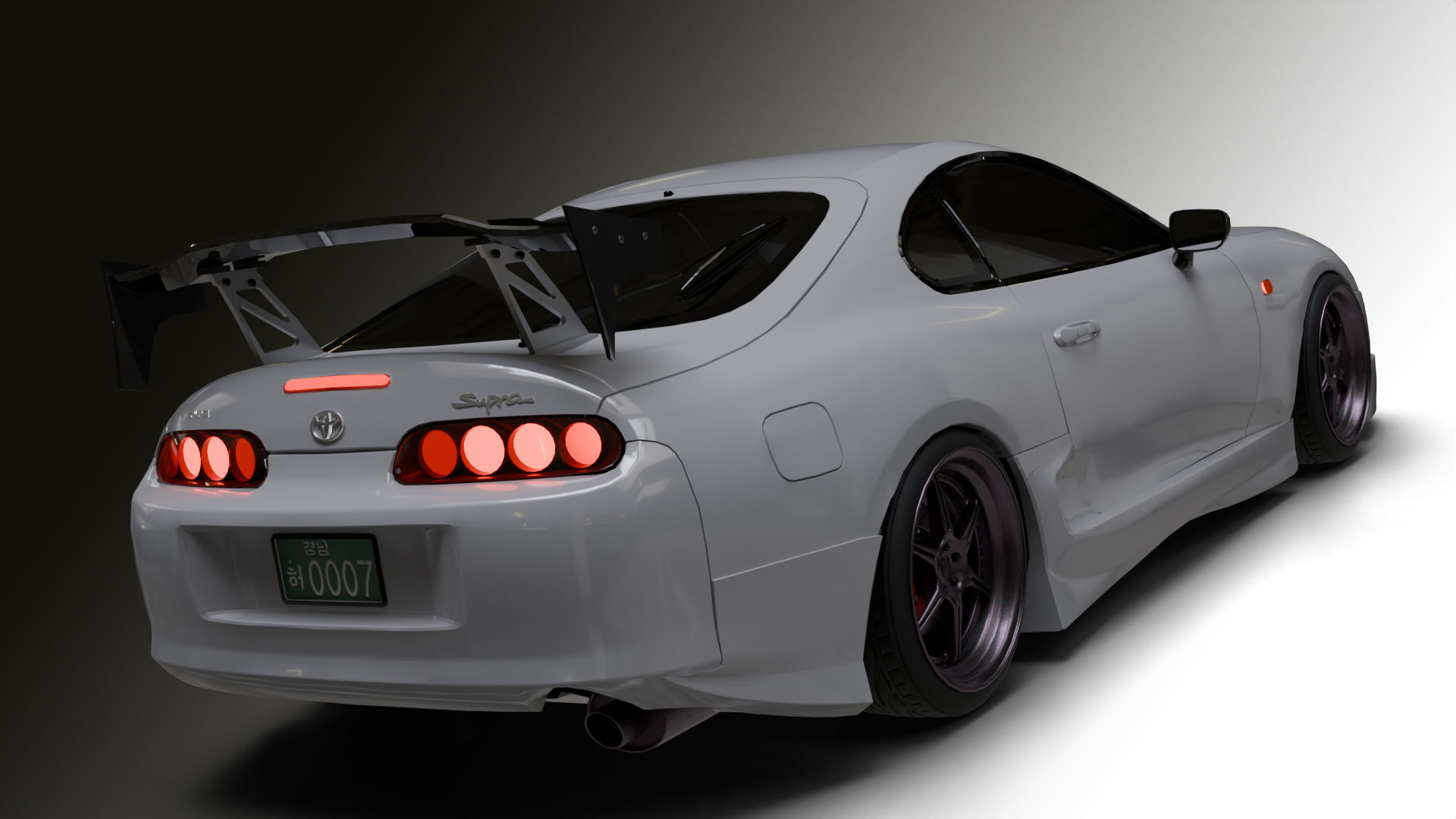 3D model Toyota Supra mk4 VR / AR / low-poly | CGTrader