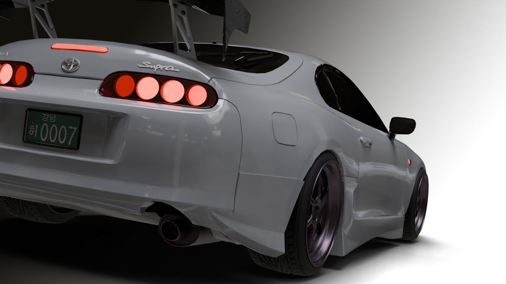 3D model Toyota Supra mk4 VR / AR / low-poly | CGTrader