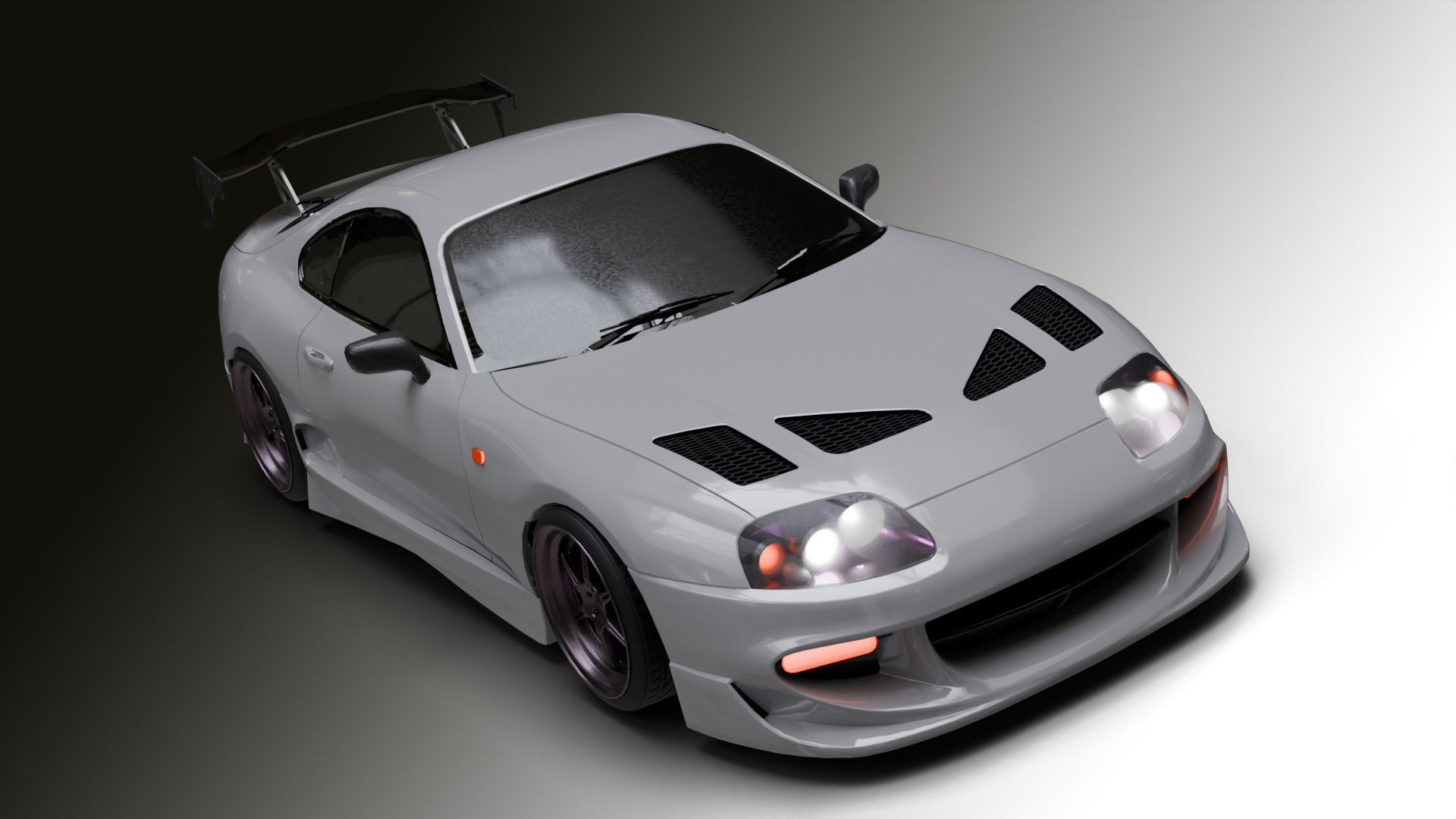 3D model Toyota Supra mk4 VR / AR / low-poly | CGTrader
