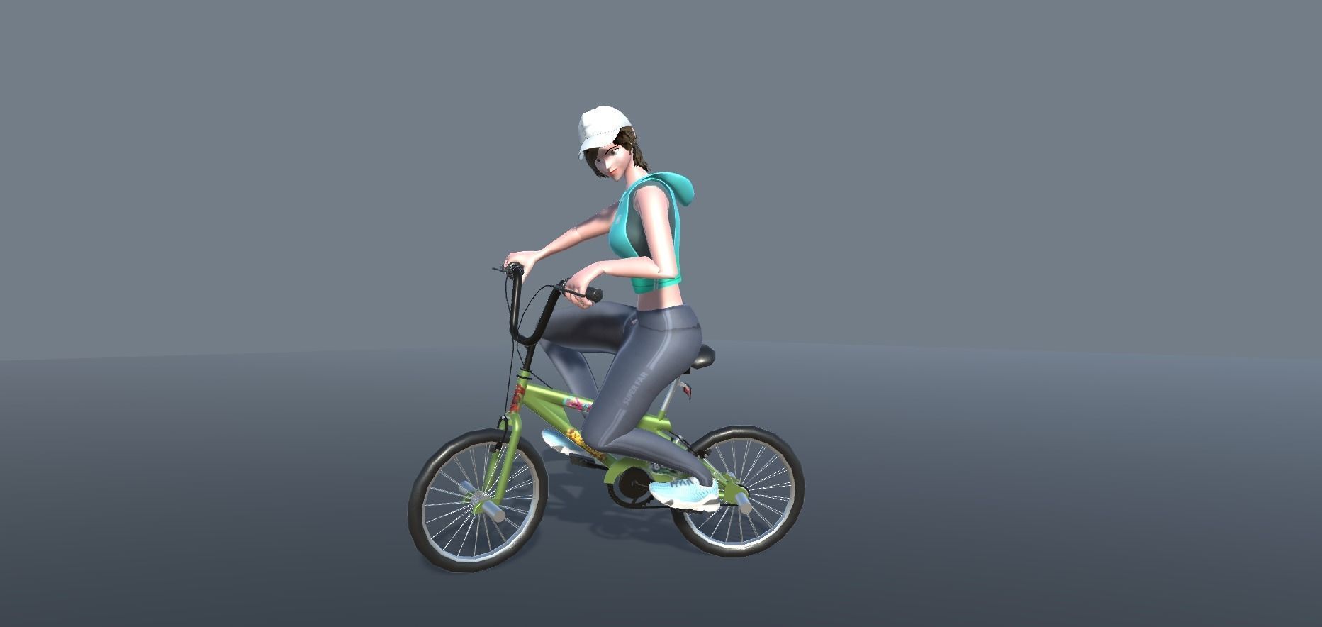 3D model BMX Bike Animations VR / AR / low-poly | CGTrader