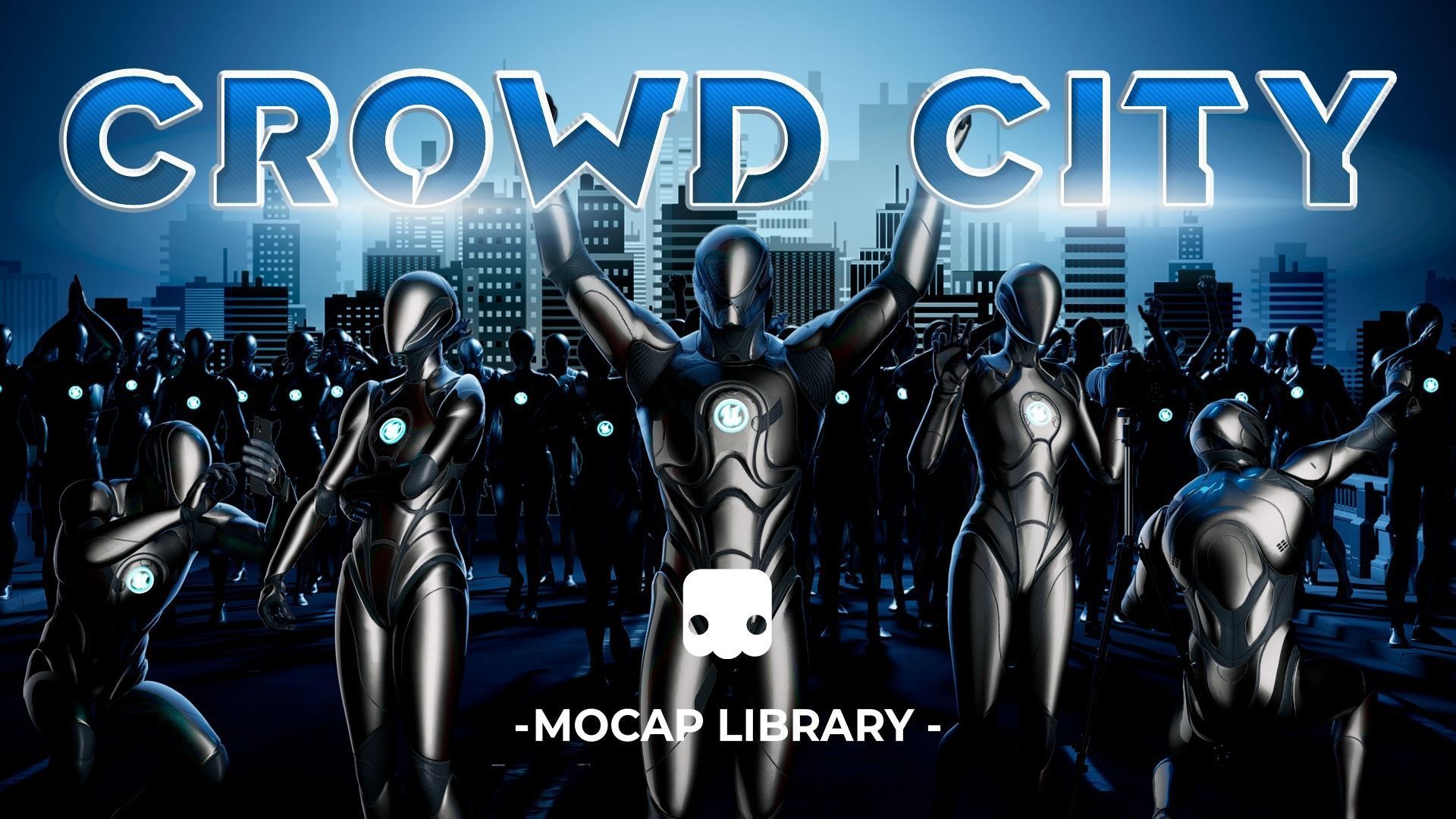 Mocap - Crowd City Animation Library 3D model animated | CGTrader
