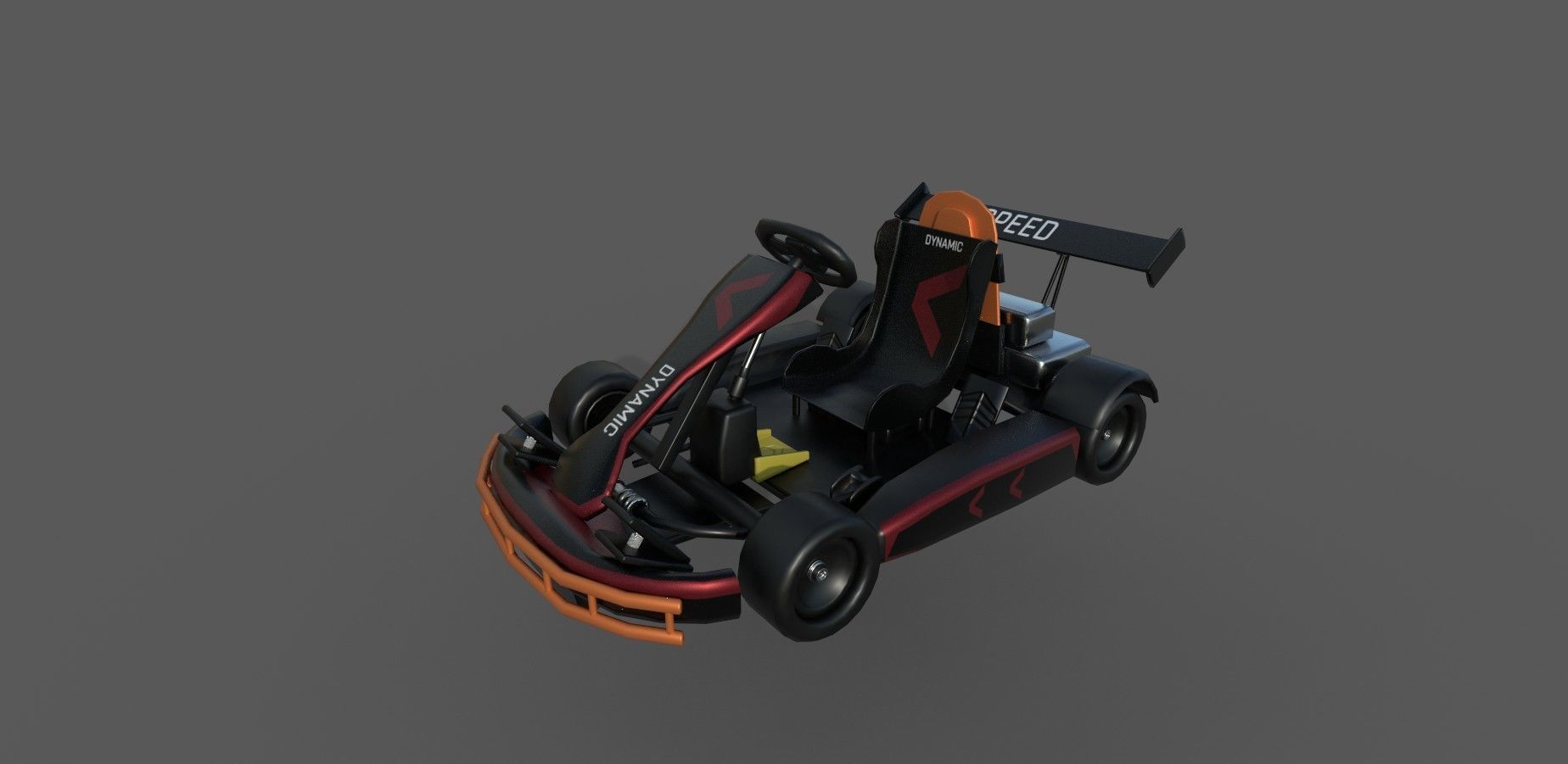 3D model Go-Kart Models Rigged VR / AR / low-poly | CGTrader