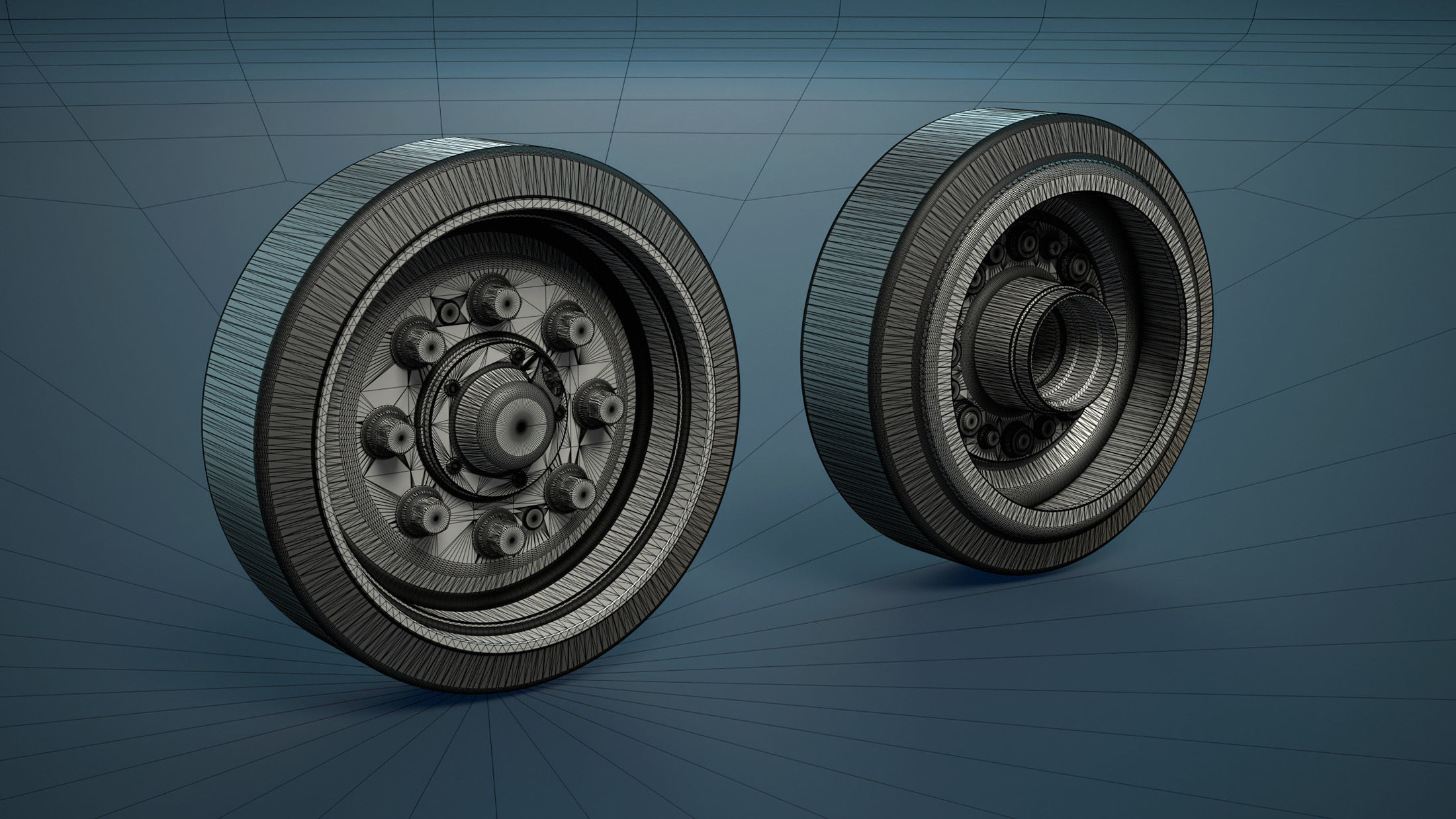 M4 Sherman Tank Wheels High-Poly 3D model | CGTrader