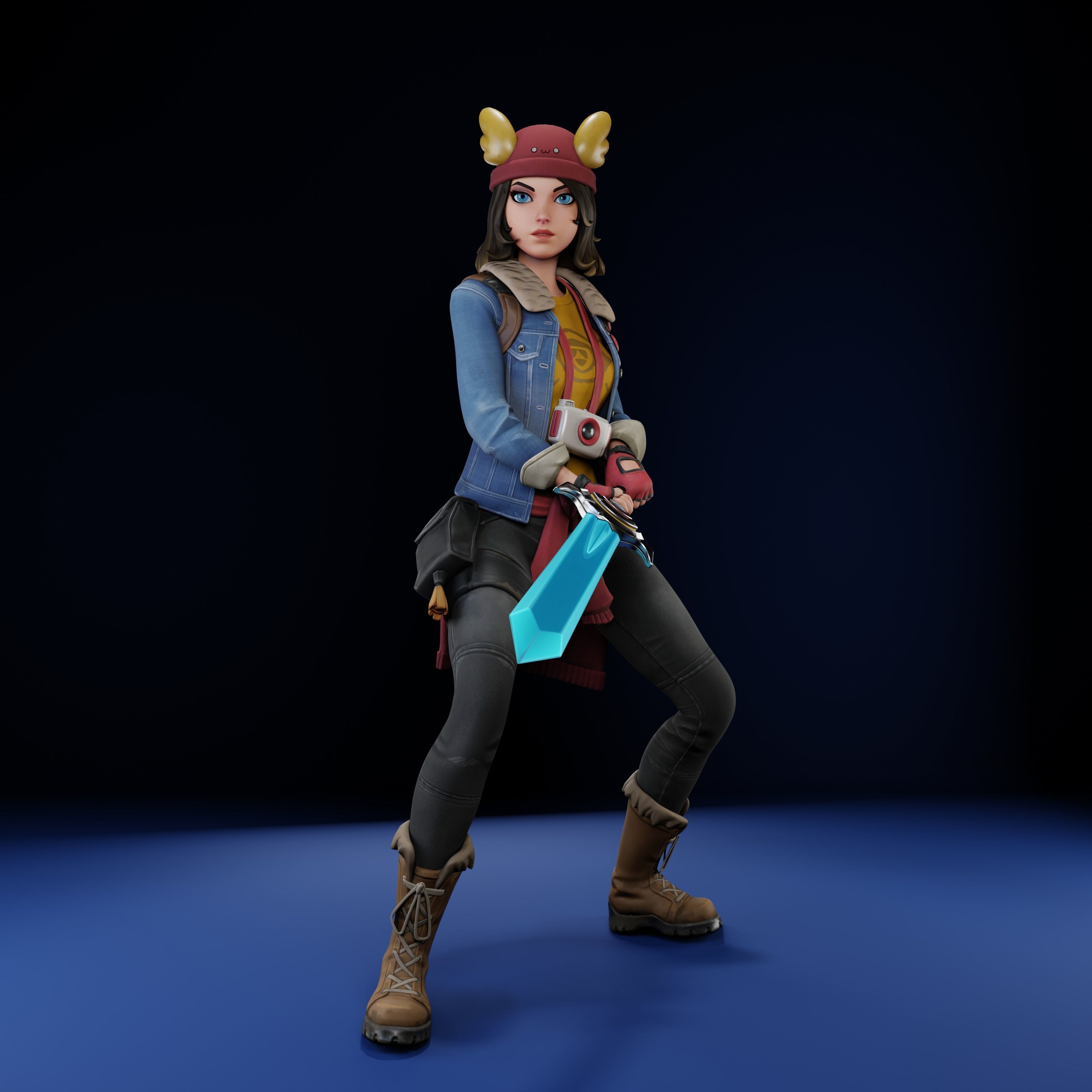 3D model Agent Skye VR / AR / low-poly | CGTrader