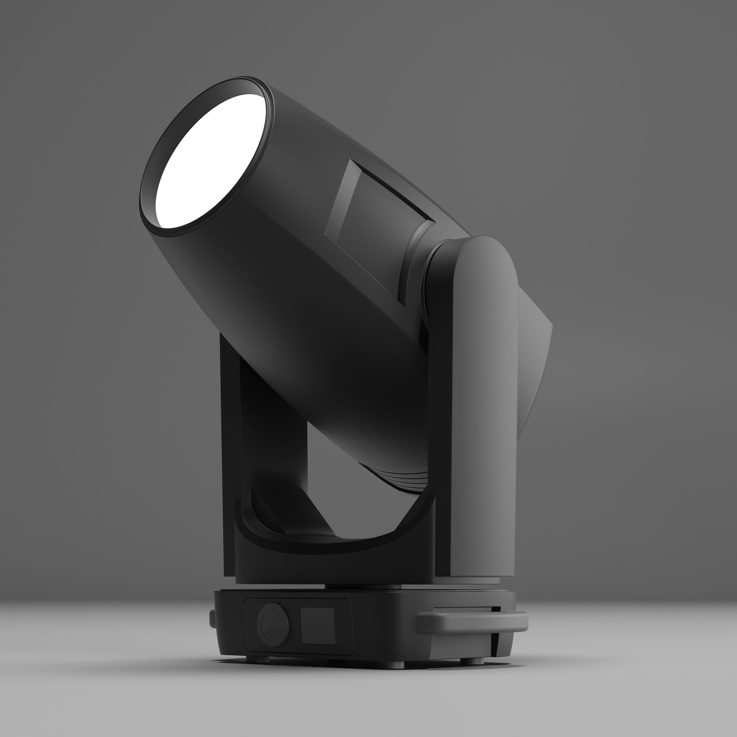 Moving Head Stage Lights 3D model rigged | CGTrader