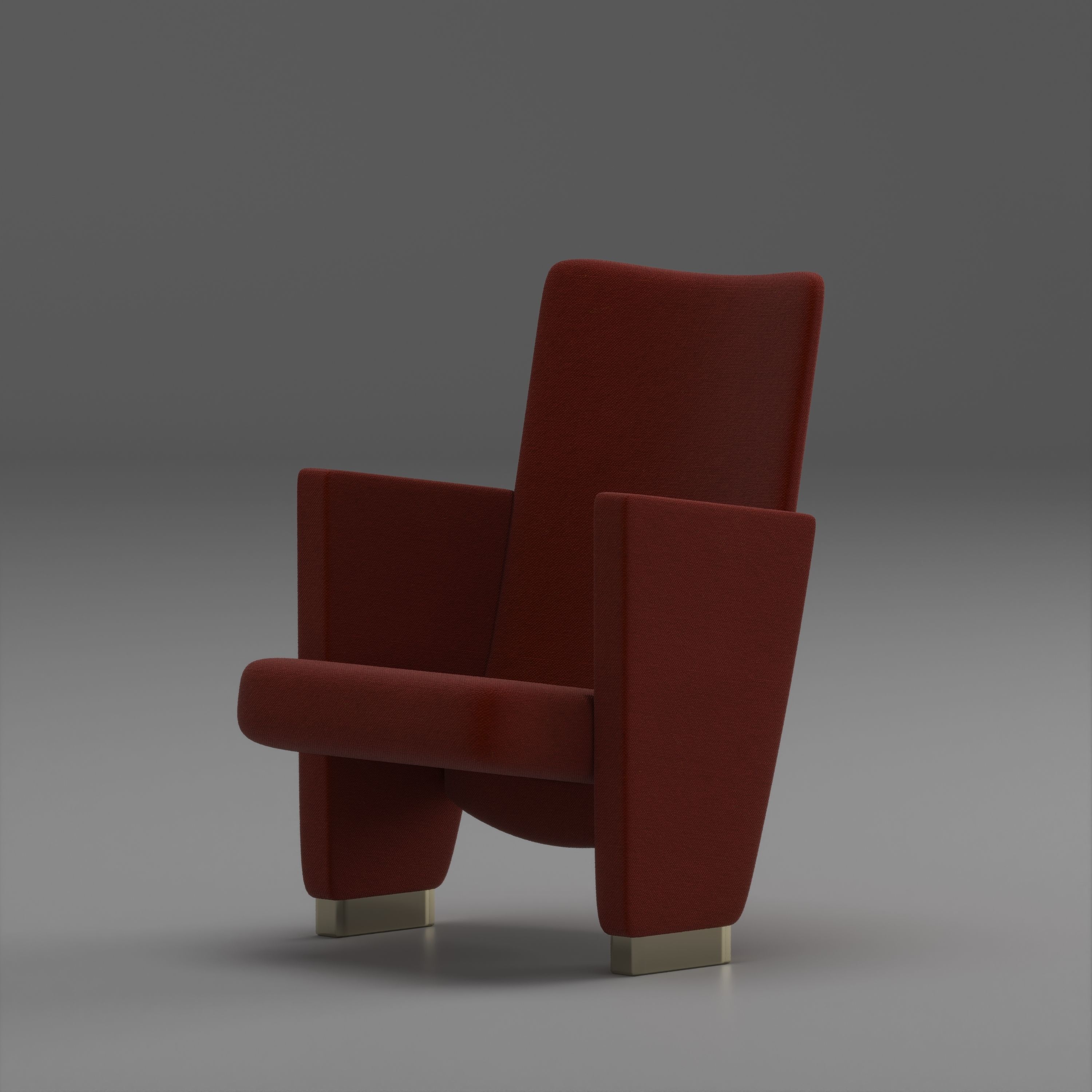 Theatre Chair 3D model 3D model | CGTrader