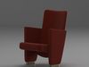 Theatre Chair 3D model 3D model | CGTrader