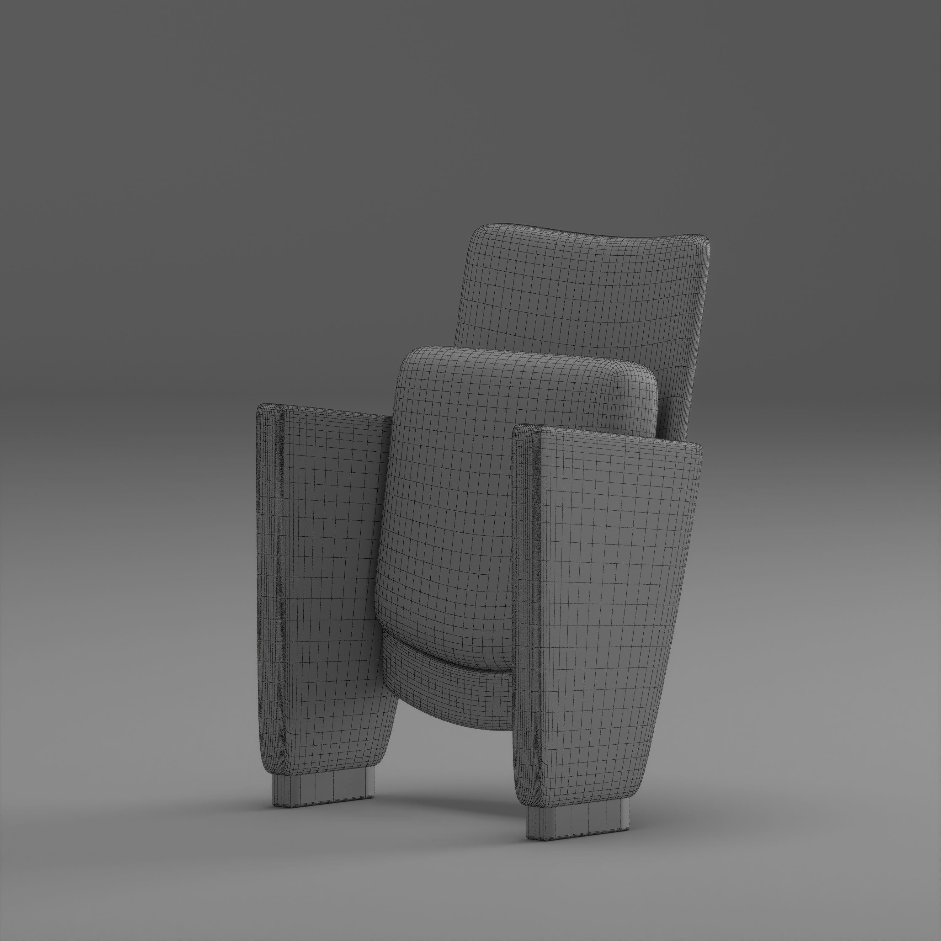 Theatre Chair 3D model 3D model | CGTrader
