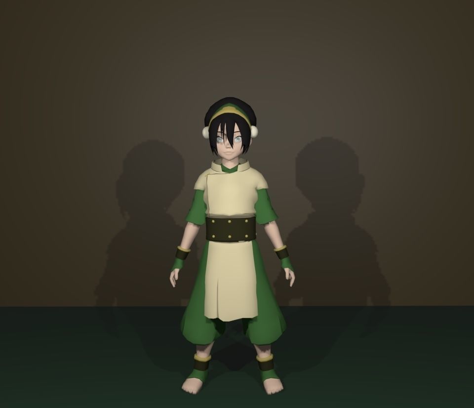 toph earth kingdom 3D model | CGTrader