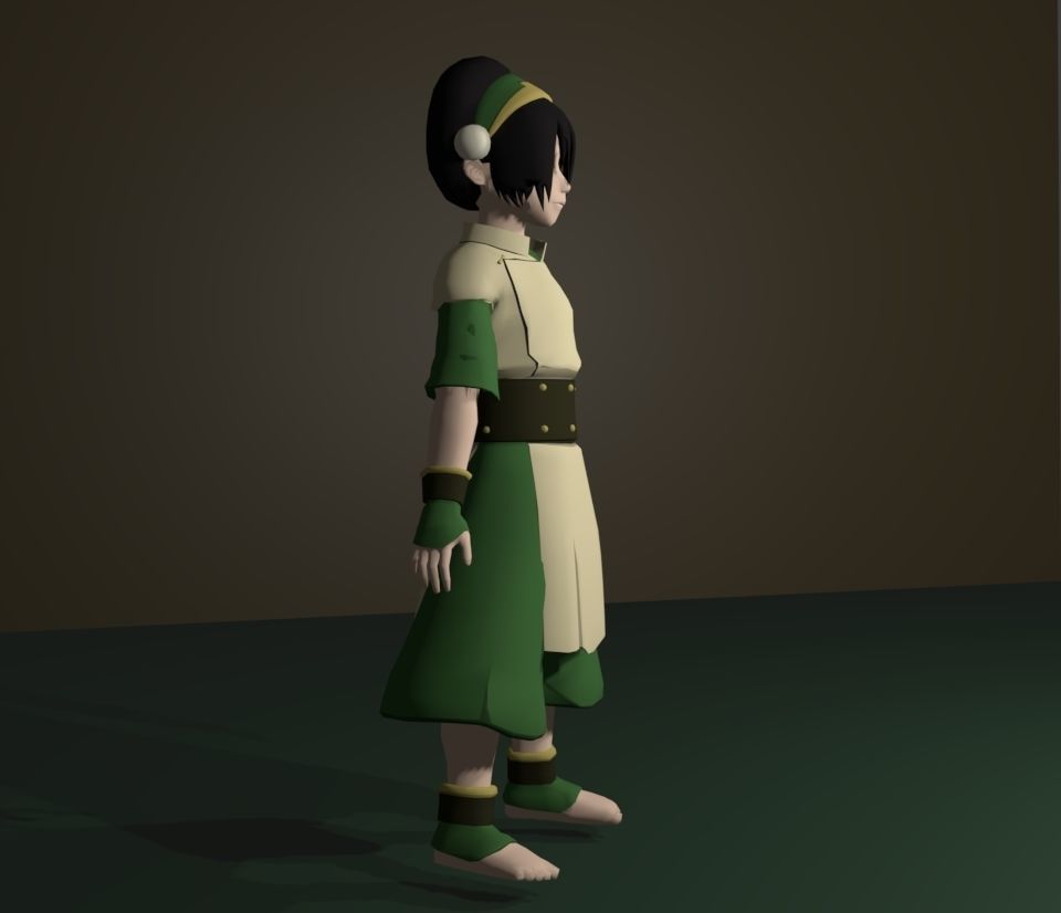 toph earth kingdom 3D model | CGTrader