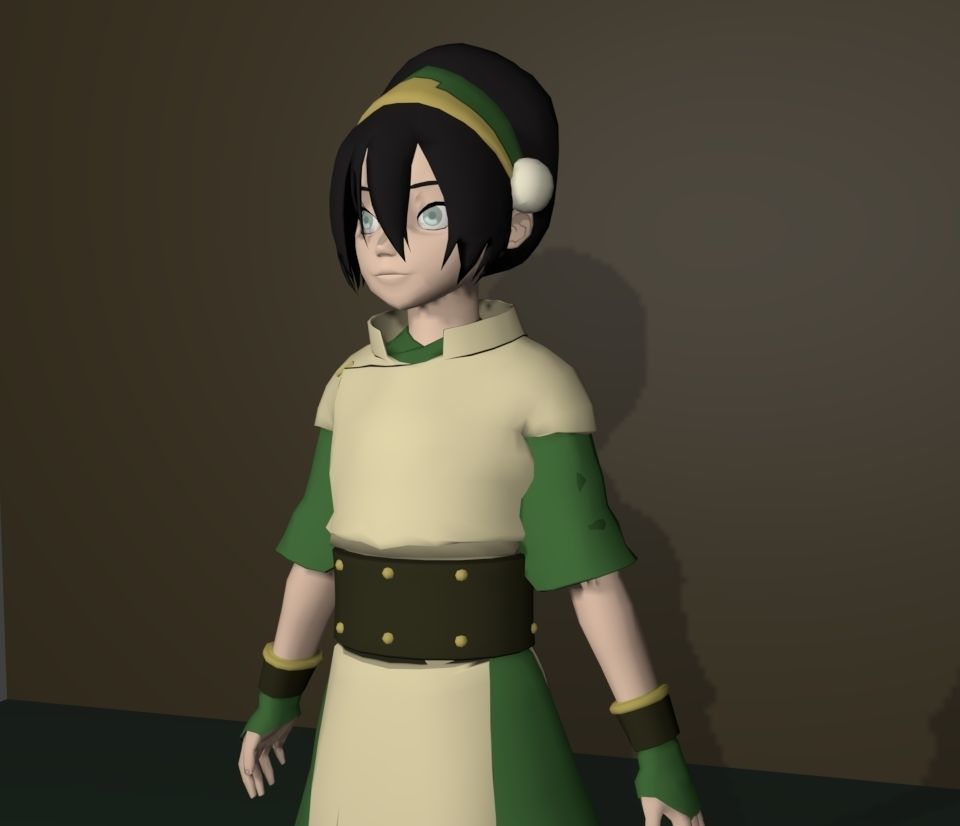 toph earth kingdom 3D model | CGTrader