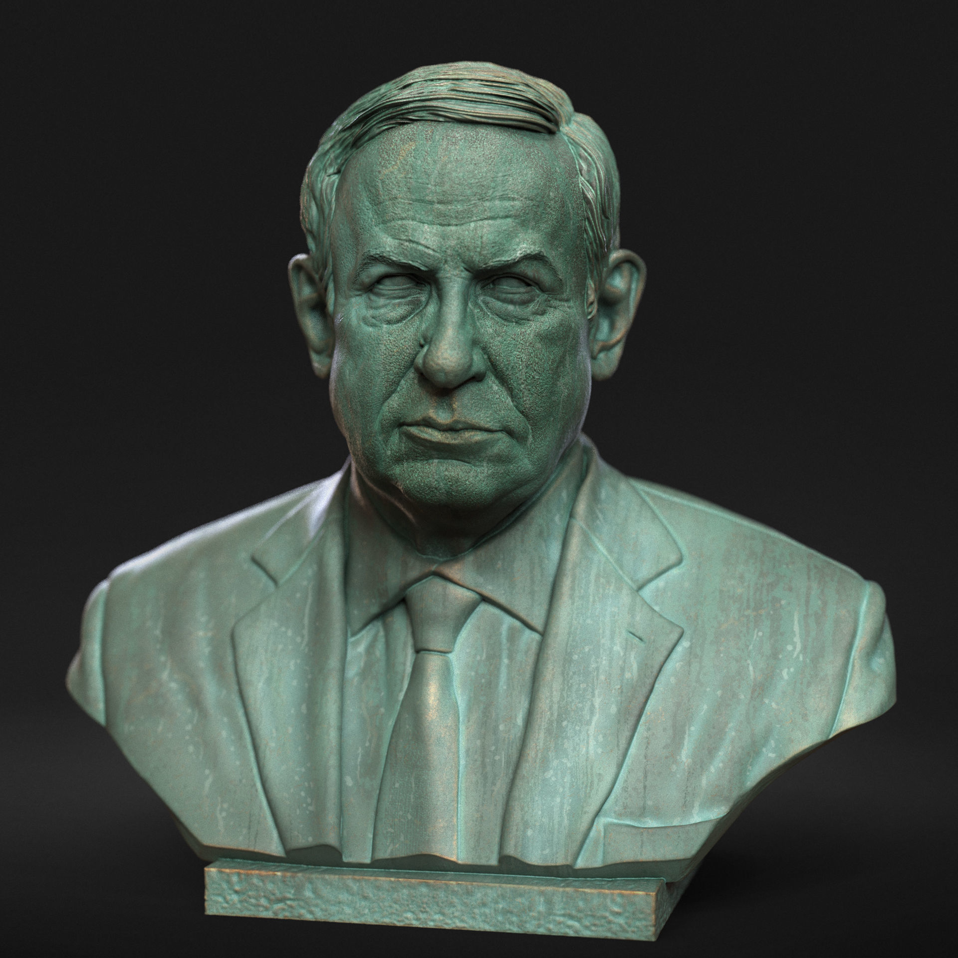 Benjamin Netanyahu 3D model 3D printable | CGTrader