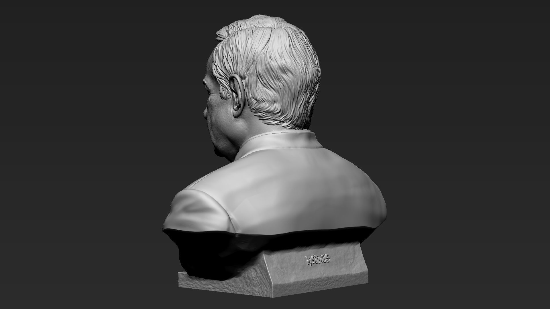 Benjamin Netanyahu 3D model 3D printable | CGTrader