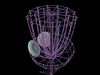 Frisbee Golf Basket free 3D model | CGTrader