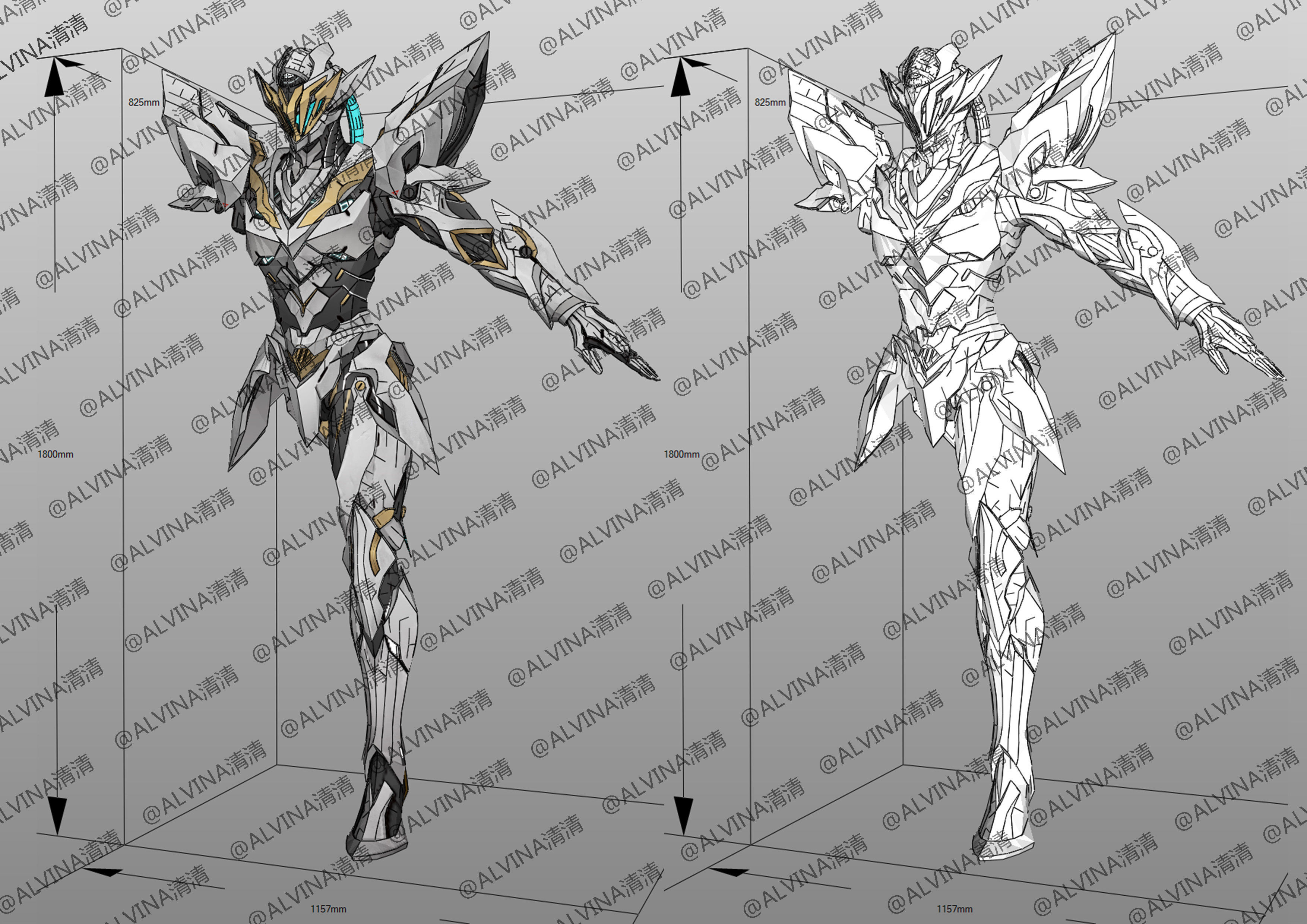 3D model Honkai star rail stellaron hunter Sam Armor DIY Cosplay ...