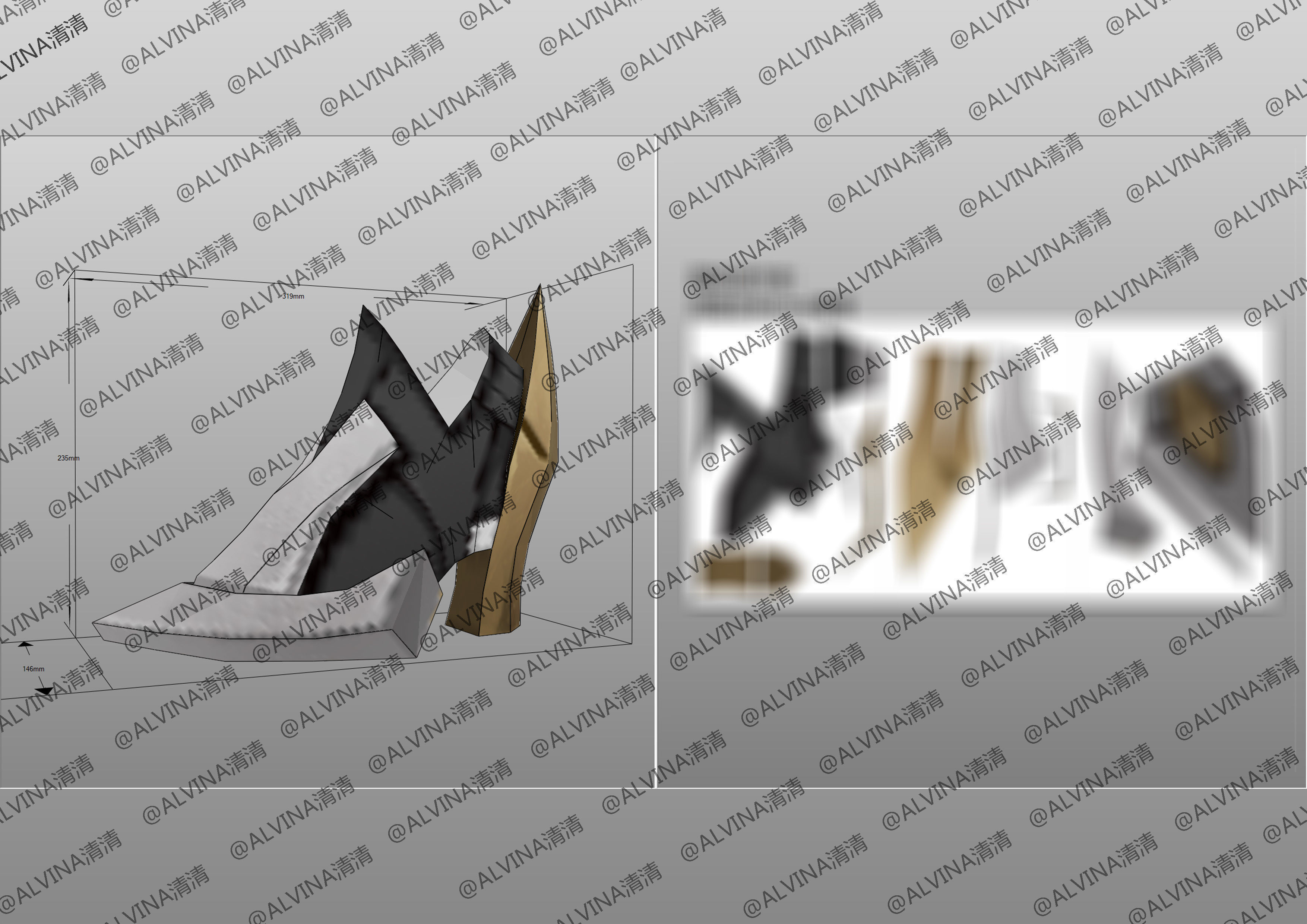 3D model Honkai star rail stellaron hunter Sam Armor DIY Cosplay ...