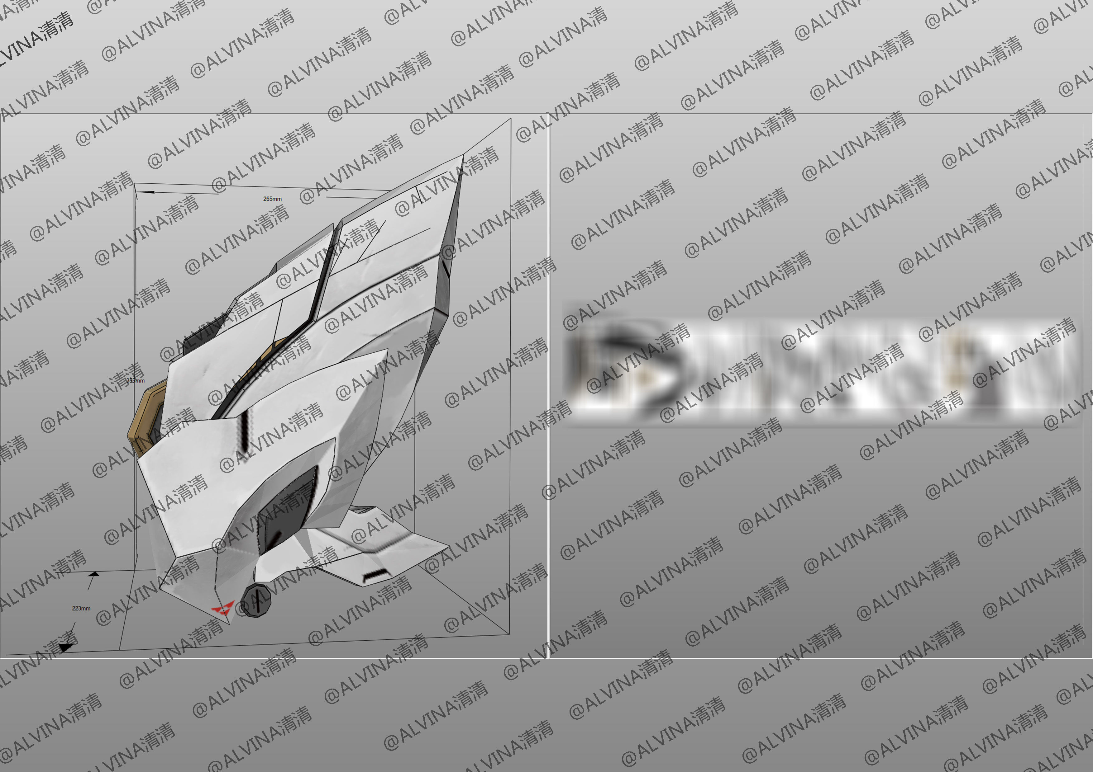 3D model Honkai star rail stellaron hunter Sam Armor DIY Cosplay ...