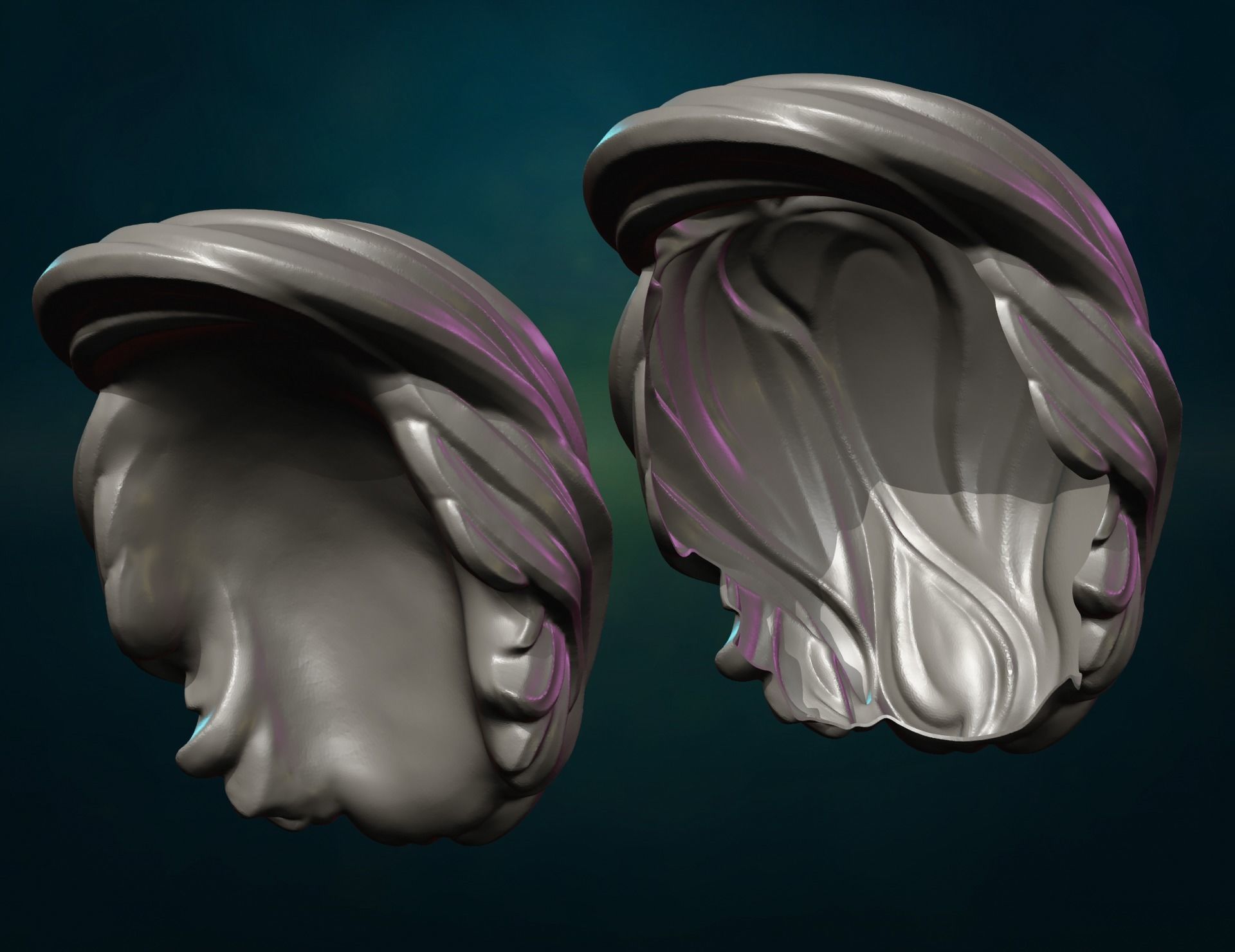 Trump Hair Hairstyle 3D model 3D printable | CGTrader