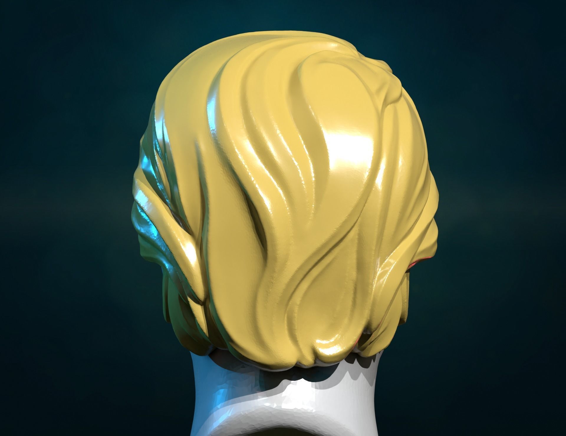 Trump Hair Hairstyle 3D model 3D printable | CGTrader