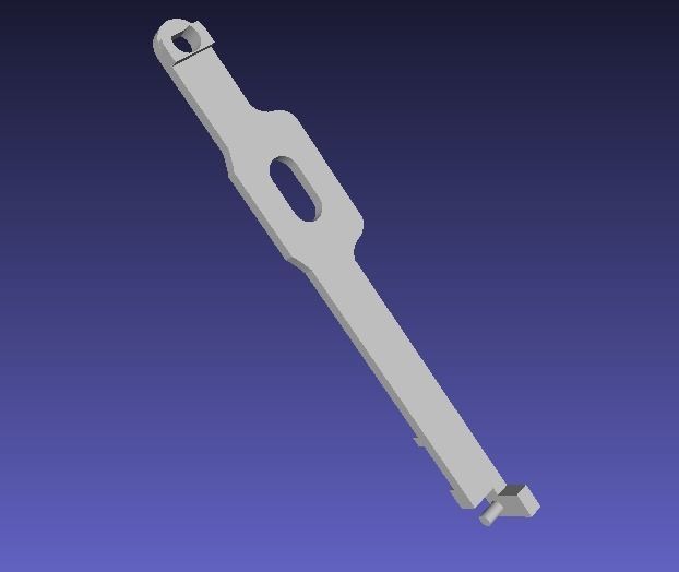 Subaru Forester 2003-2007 Arm Rest Level Right and Left Parts 3D model ...