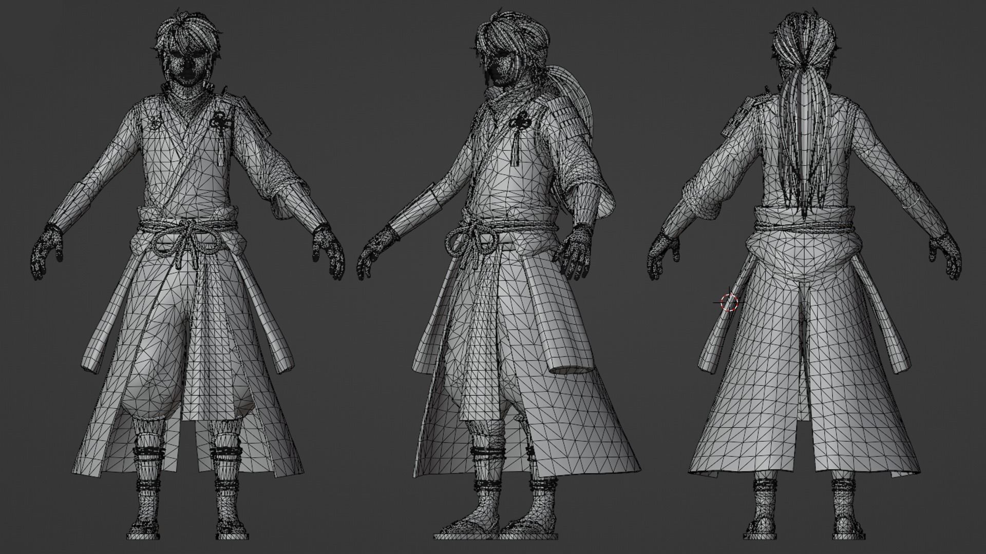 3D model Fantasy Samurai VR / AR / low-poly | CGTrader