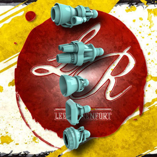 AC Core Battlesuit Thruster Set free 3D model 3D printable | CGTrader
