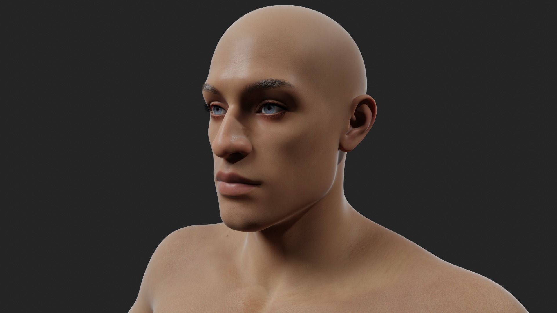 3D model Dave - Photorealistic Male Anatomy Model VR / AR / low-poly ...